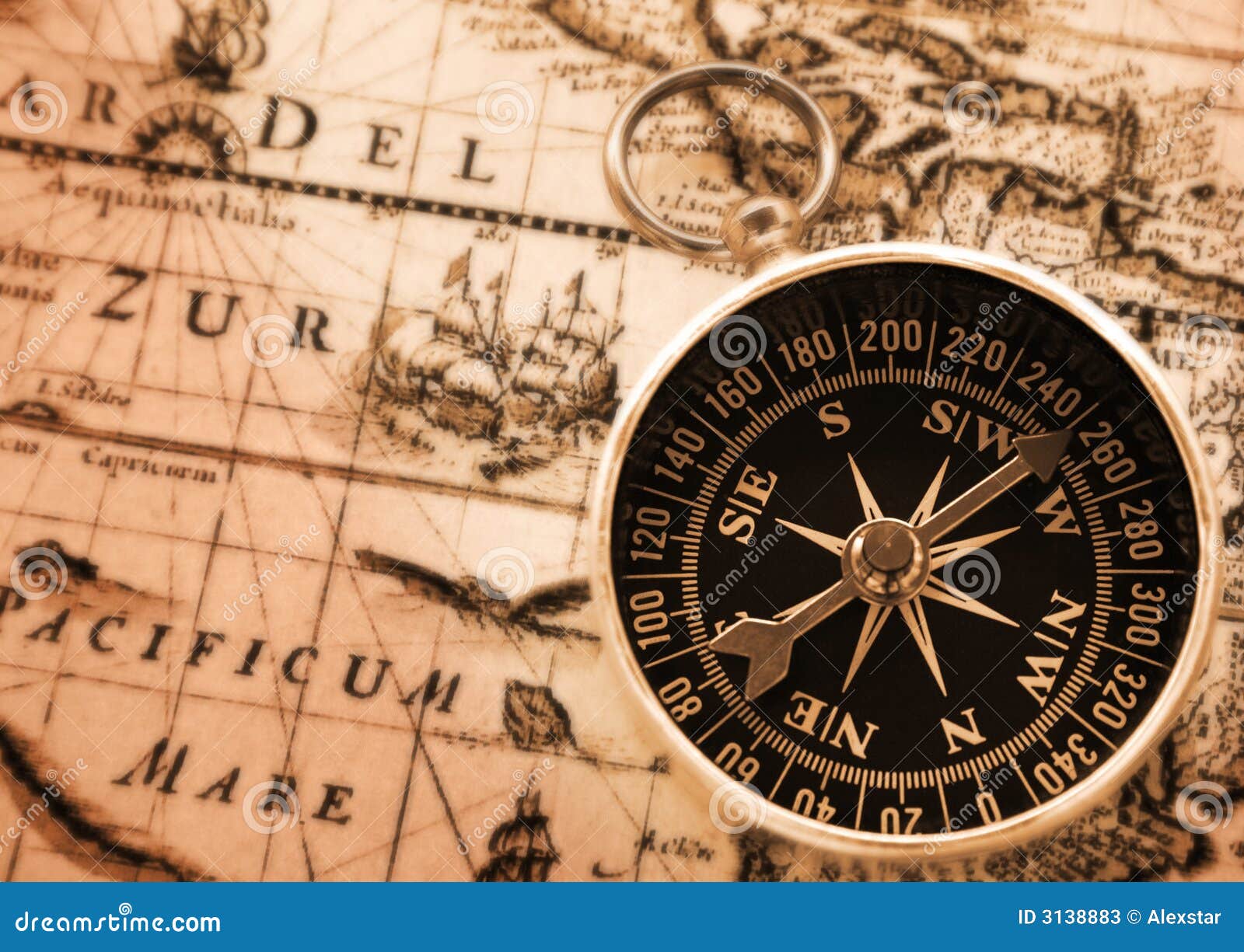 Old map stock image. Image of nautical, adventure, history - 3138883