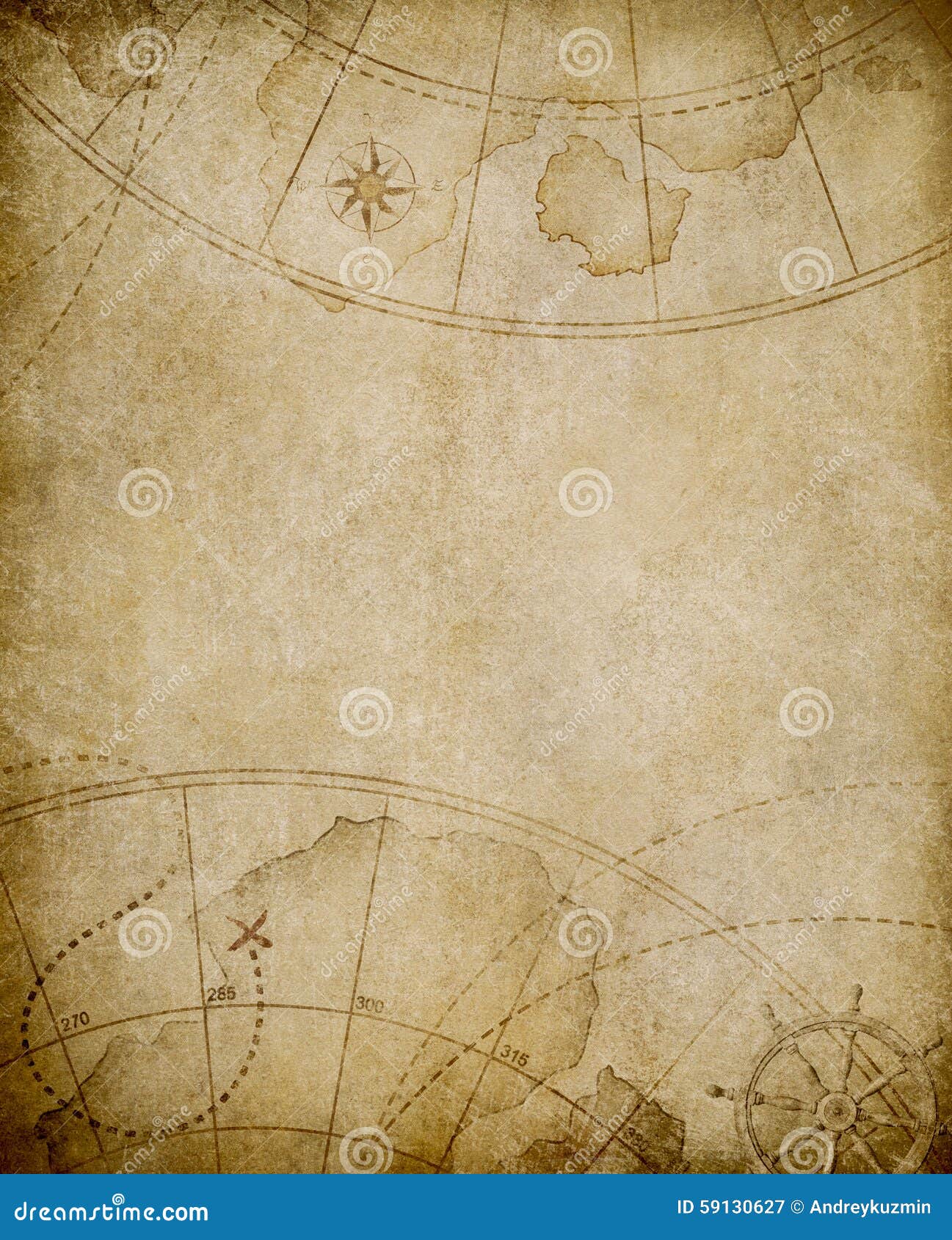 Old Map Background with Copyspace Stock Illustration - Illustration of ...