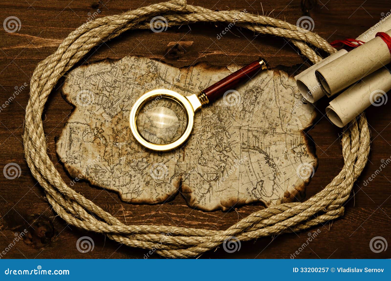 Old map with burnt edges stock image. Image of cork, bark - 33200257