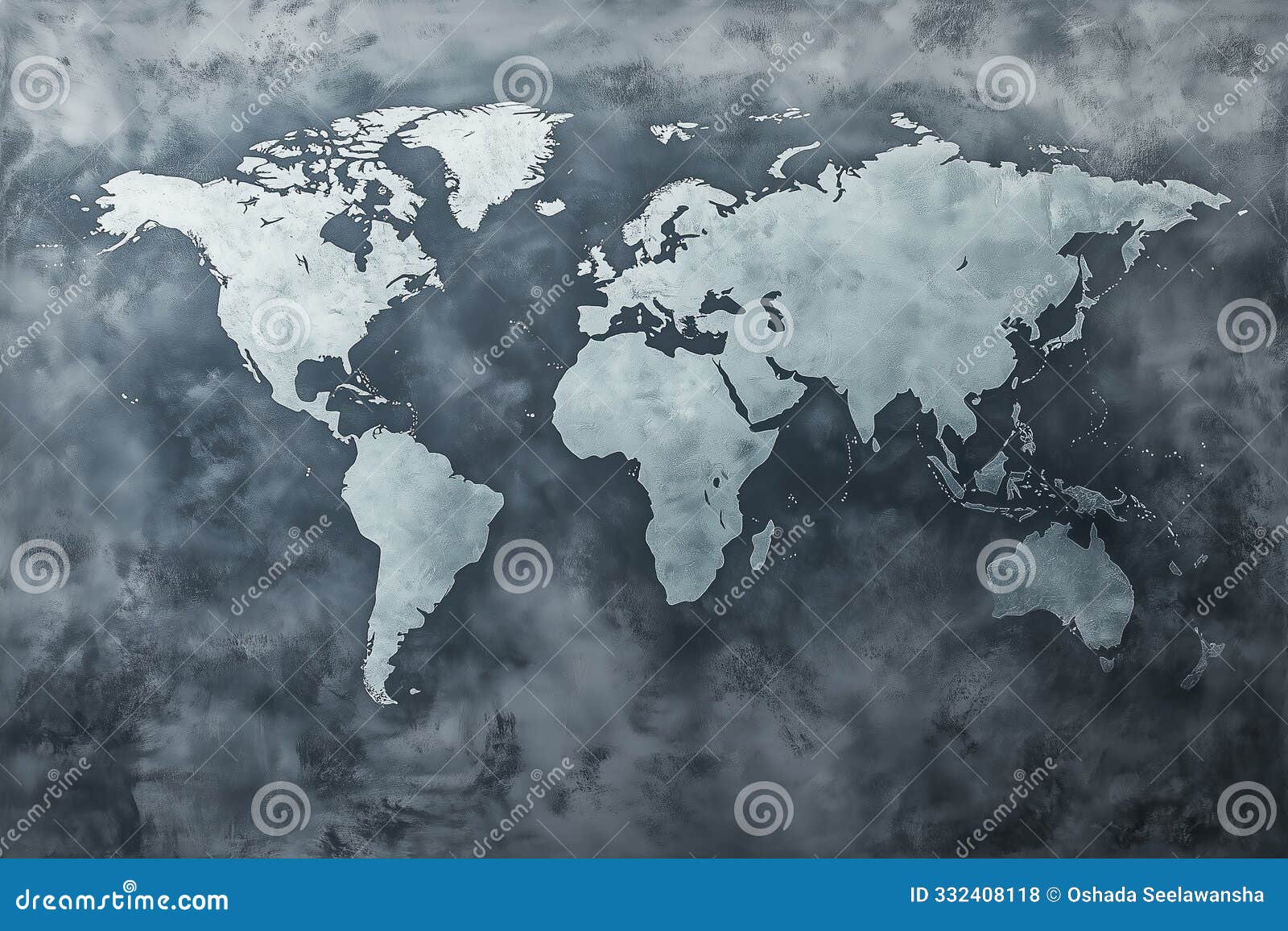 Old Map on Metal Background, World Map Metal Background, Map Background ...