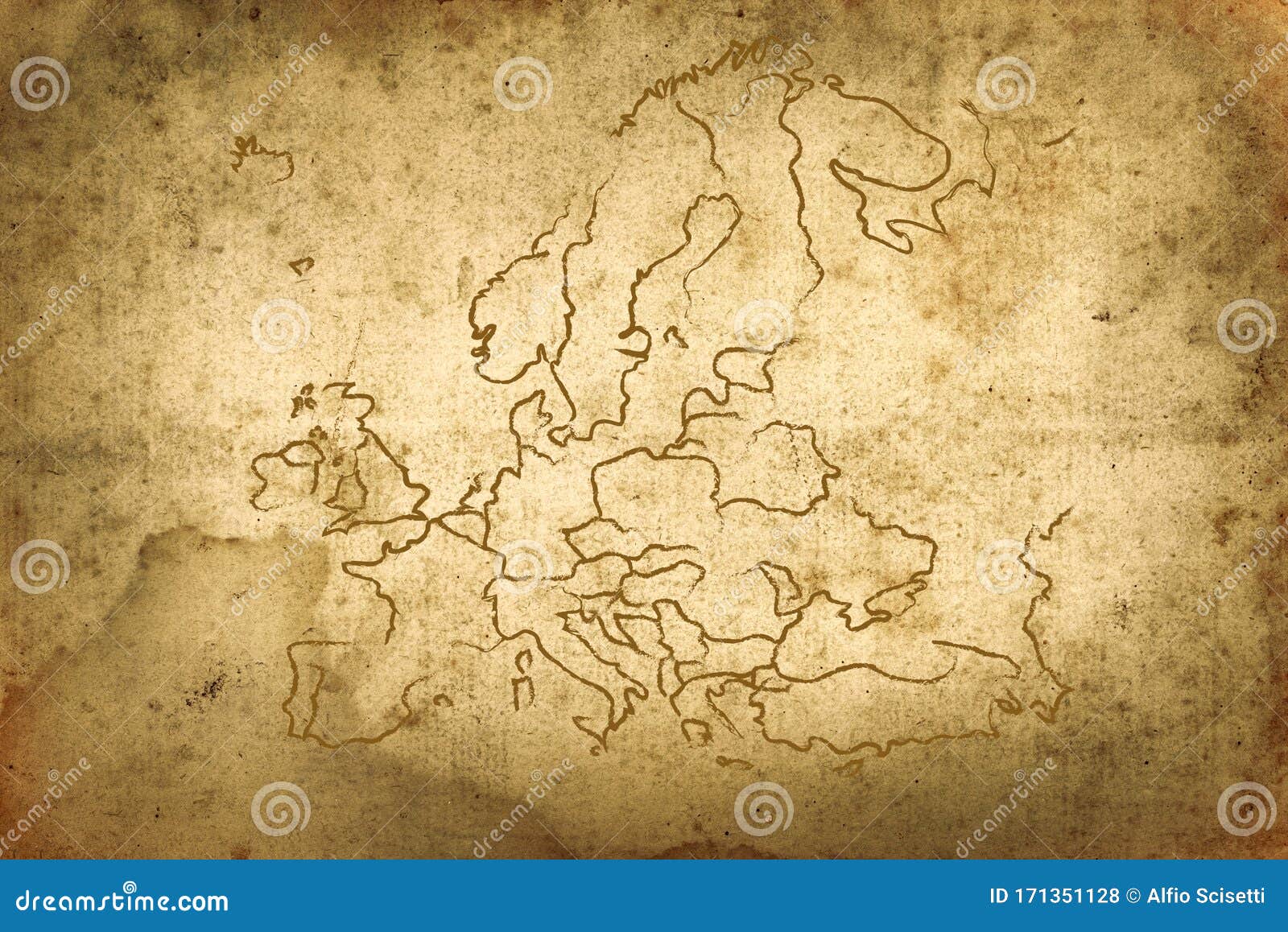 Old map stock photo. Image of canvas, america, africa - 171351128
