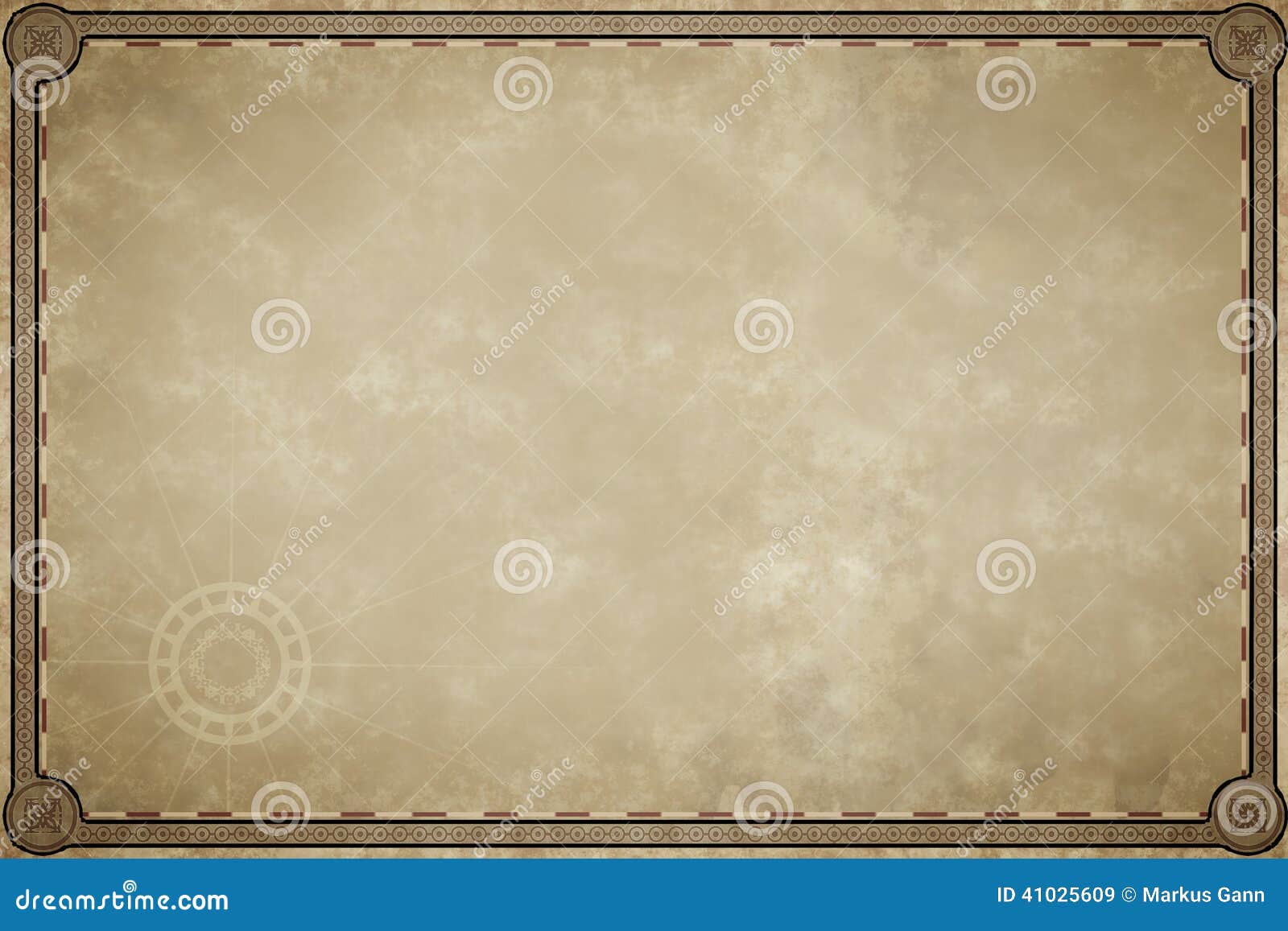 Old map parchment blank stock illustration. Illustration of aged - 41025609