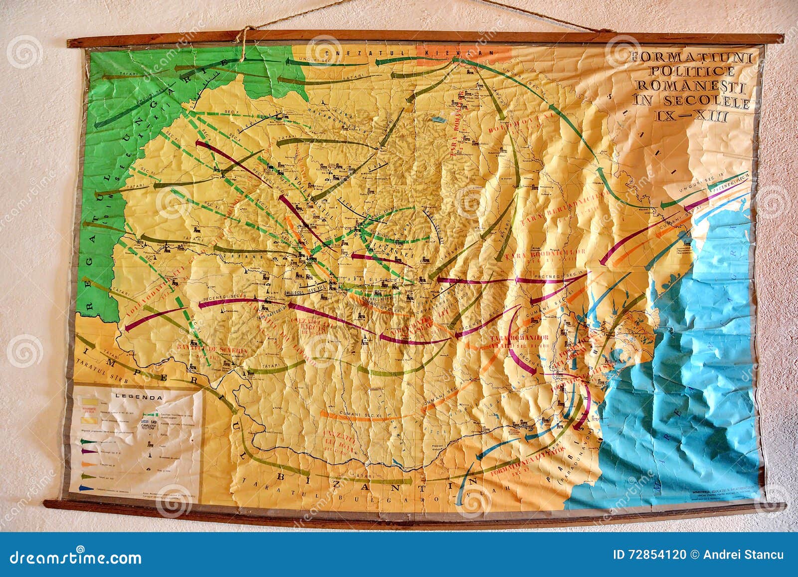 Old Map editorial image. Image of route, romanian, wind - 72854120