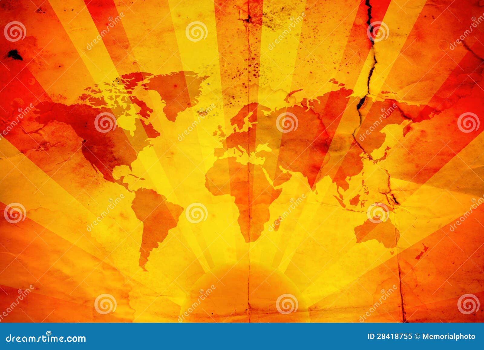 Old map with sunrise stock illustration. Illustration of earth - 28418755