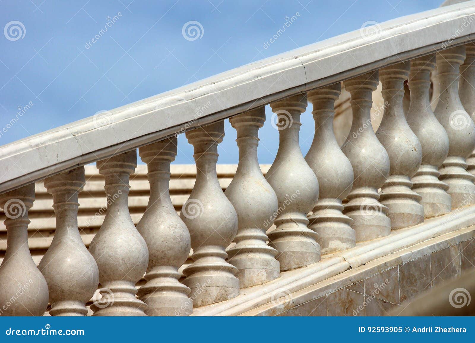 Old Marble Balustrade And Stairs Royalty-Free Stock Photo ...