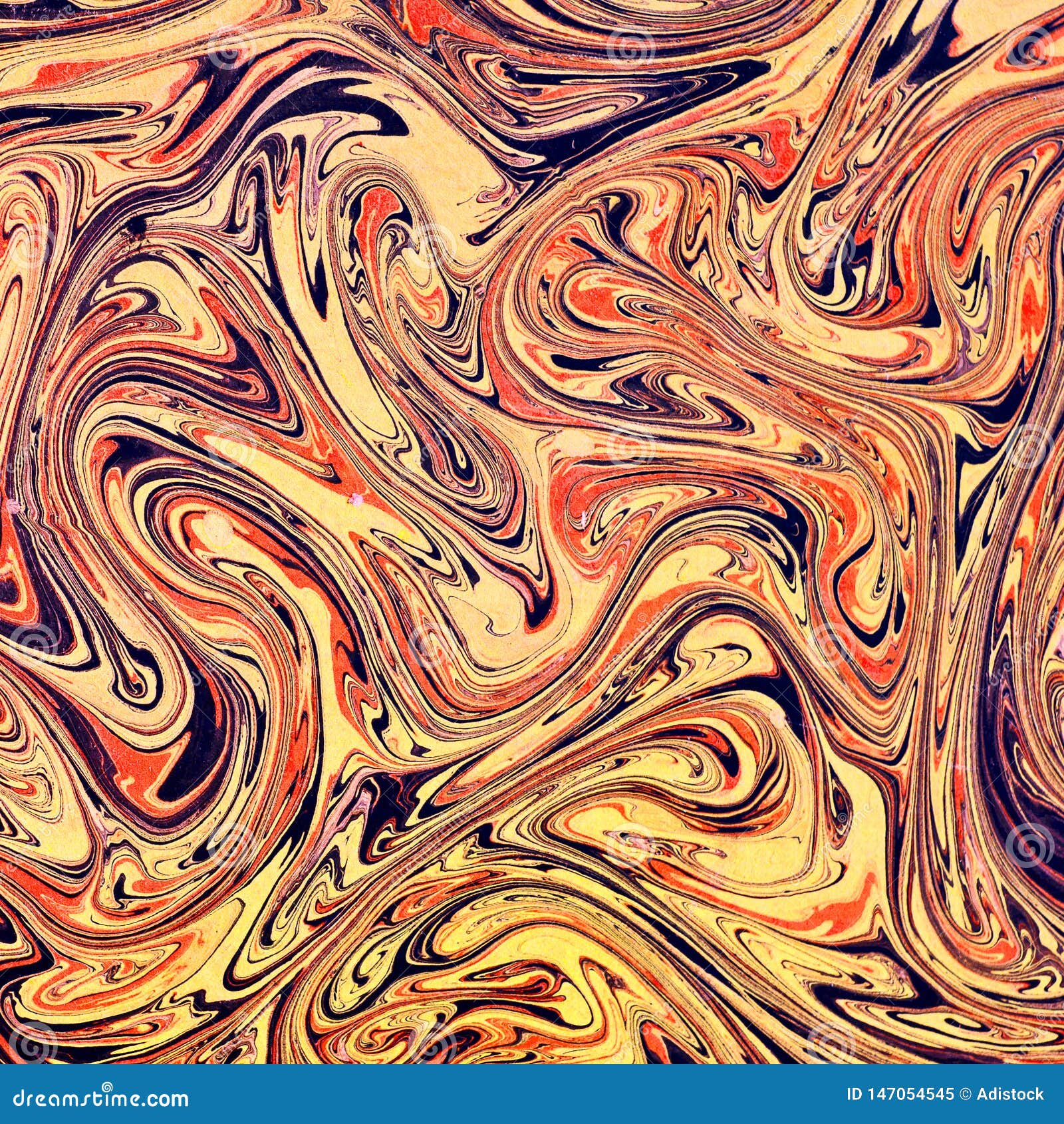 Marbled Paper Texture. Artistic Ebru Paper Decorative Ornament. Stock ...