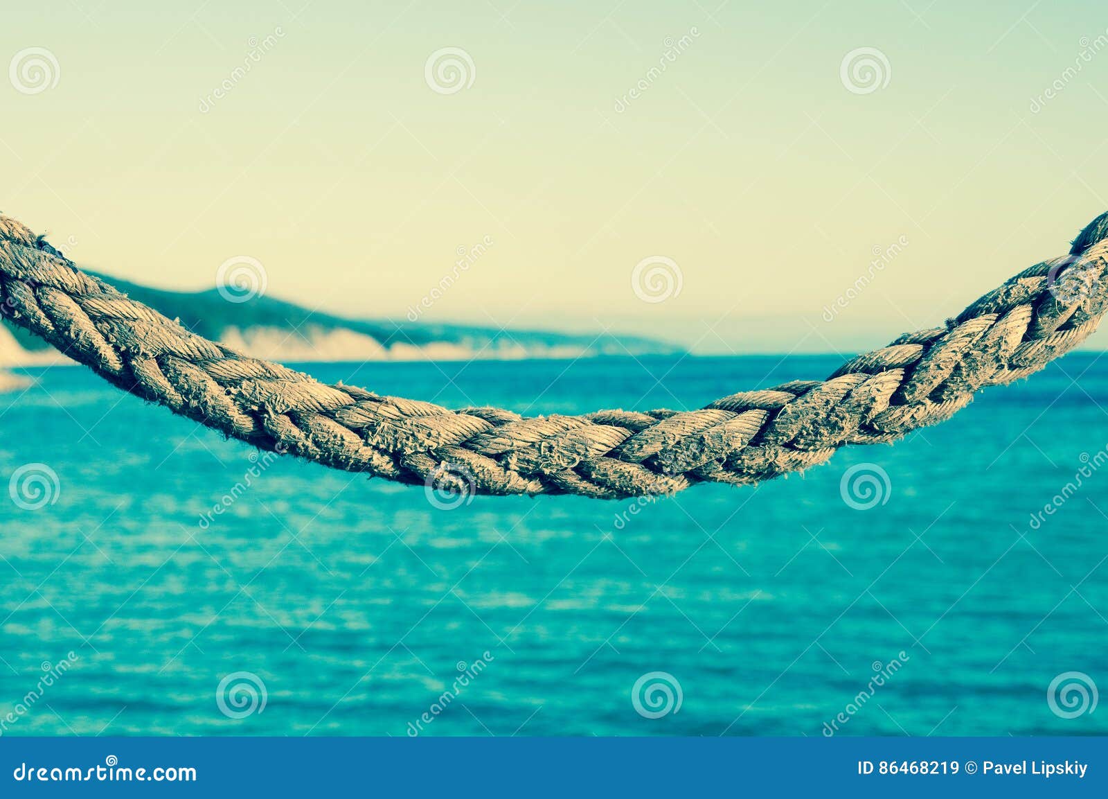 Old marine rope stock image. Image of line, nautical - 86468219
