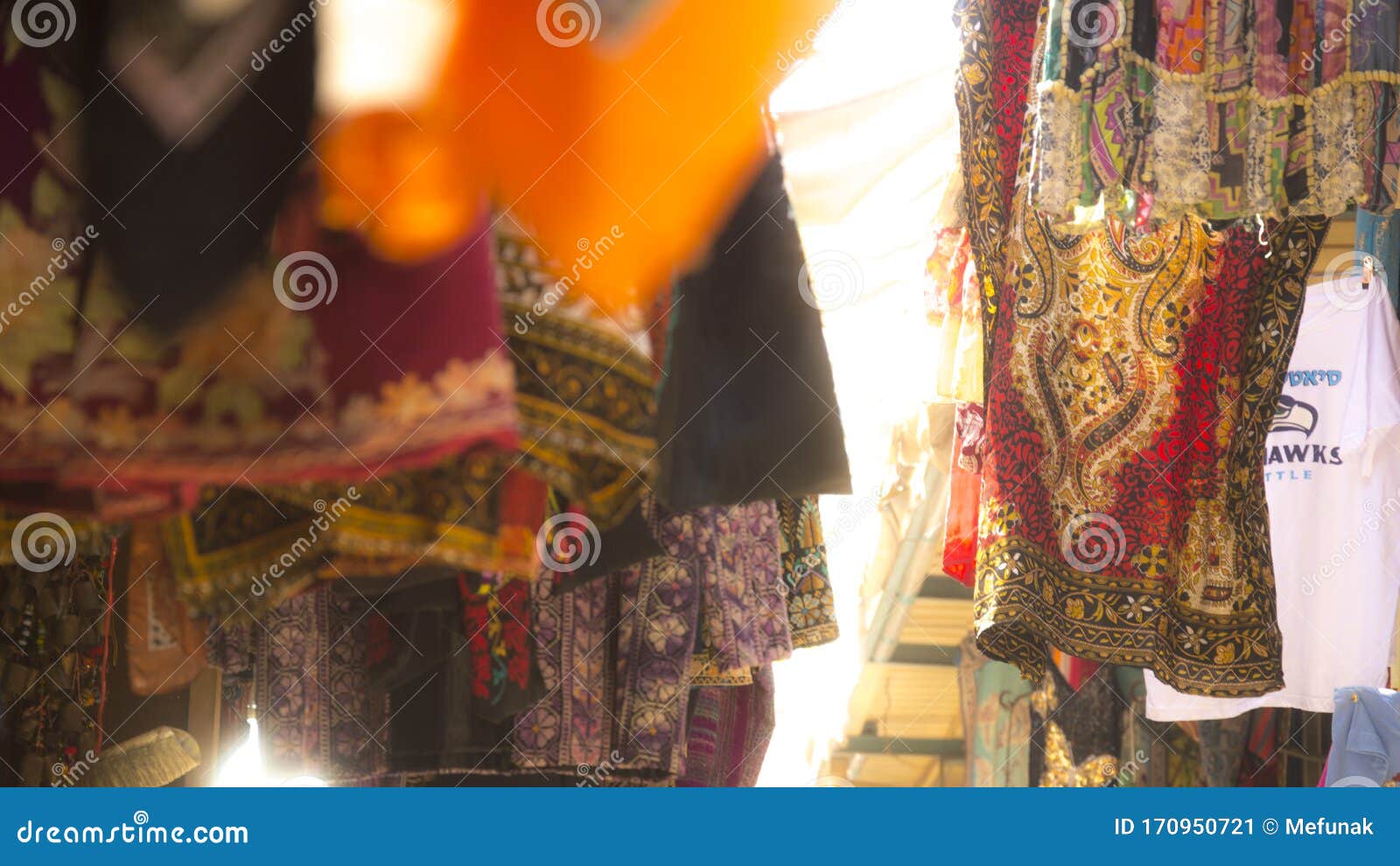 The Old Market in the Ancient Town of Jerusalem, Israel Stock Image ...