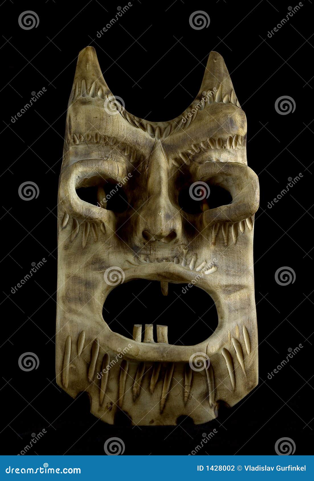 Old Mask stock photo. Image of wooden, design, folkloric - 1428002