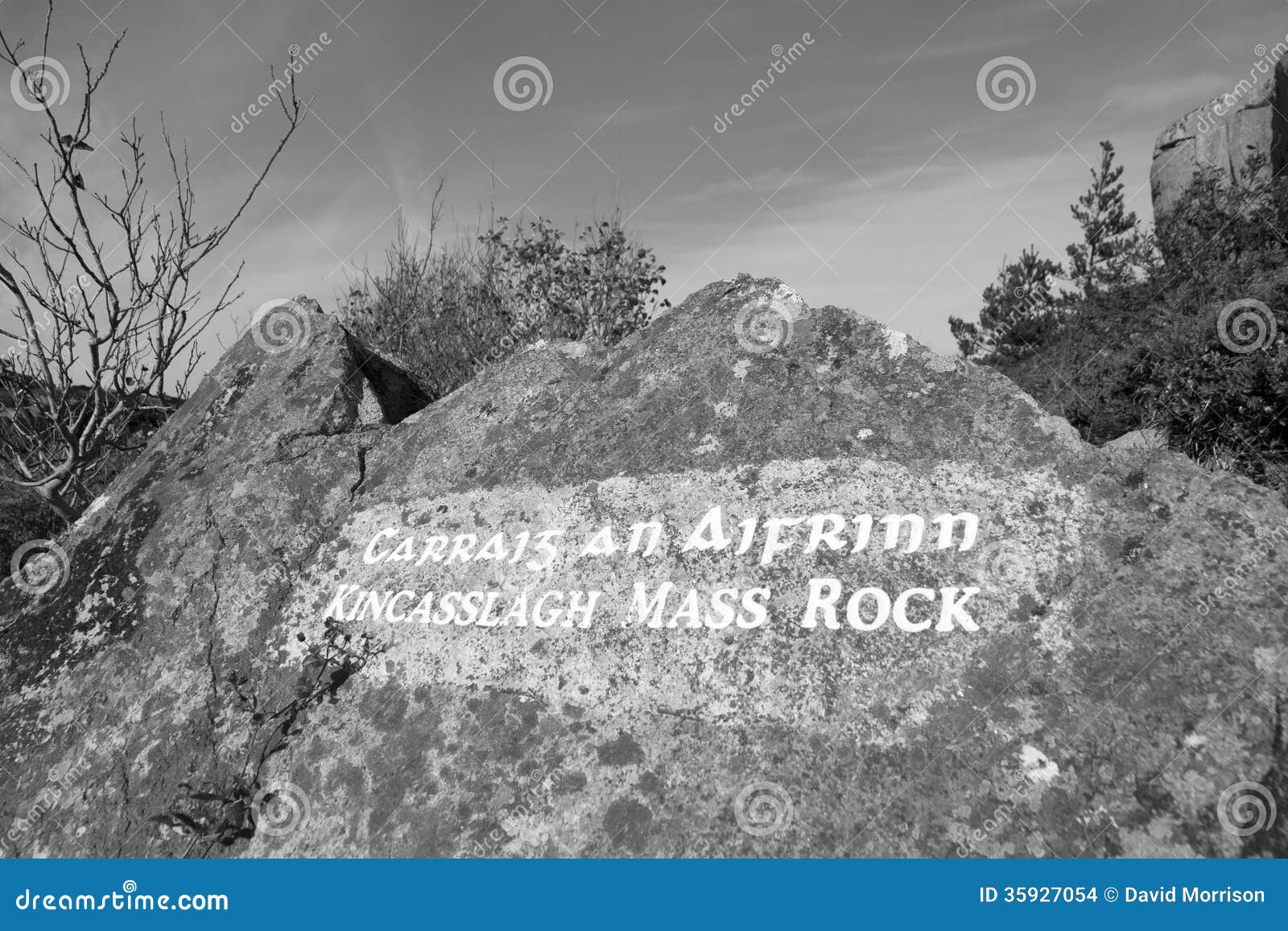 Old Mass Rock in County Donegal Stock Photo - Image of exterior, irish ...