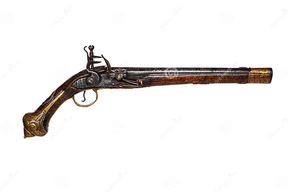 Old massive firelock stock image. Image of muzzle, flintlock - 62752019