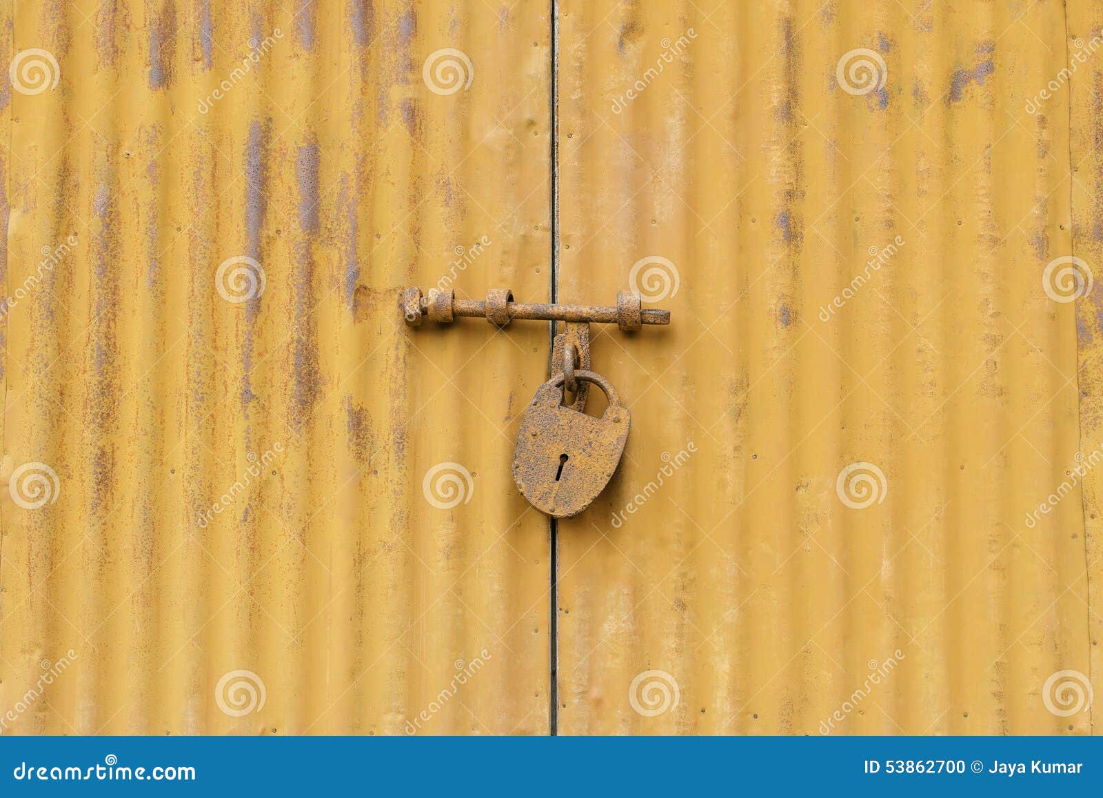 Old Master Key with Steel Door Stock Photo - Image of break, closeup ...