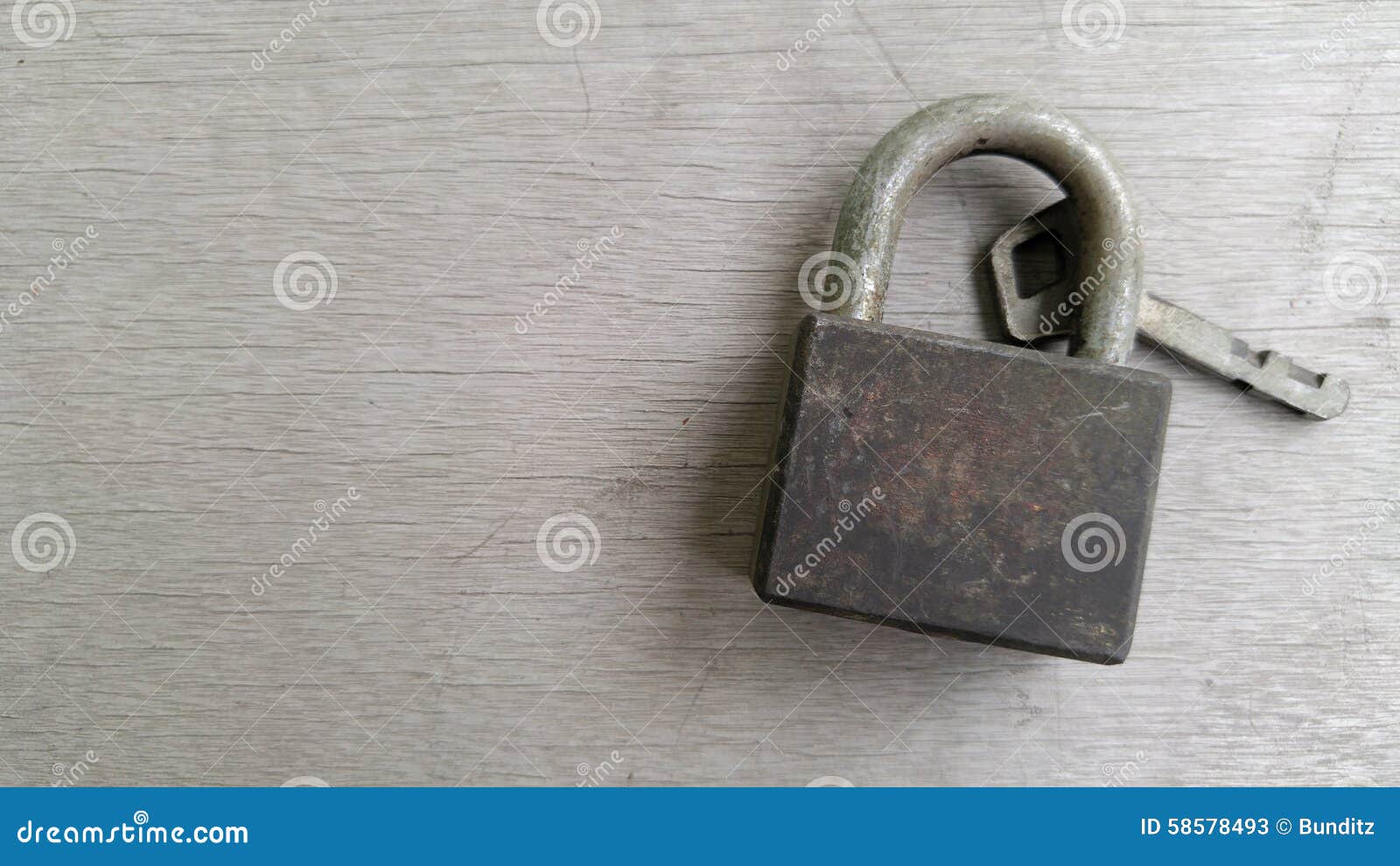 Old Master Key on Wooden Floor Stock Image - Image of home, safety ...