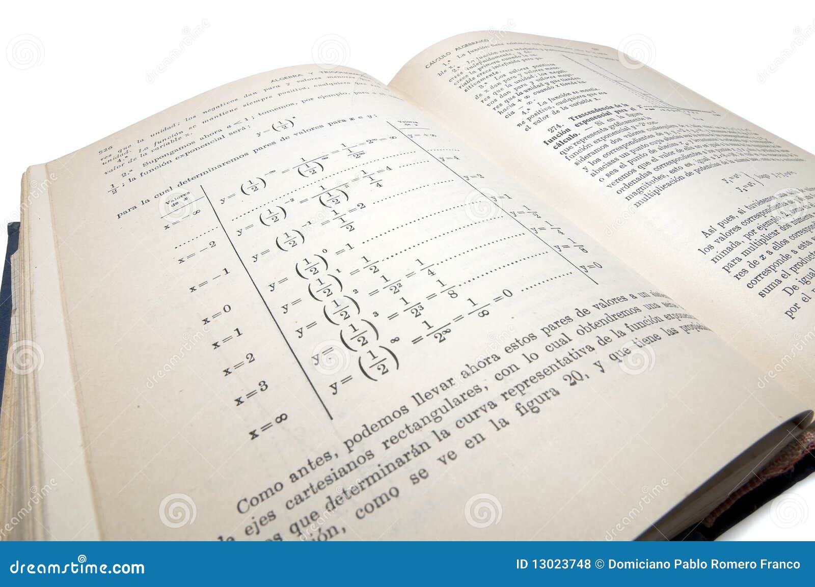 Old math book stock photo. Image of page, study, knowledge - 13023748