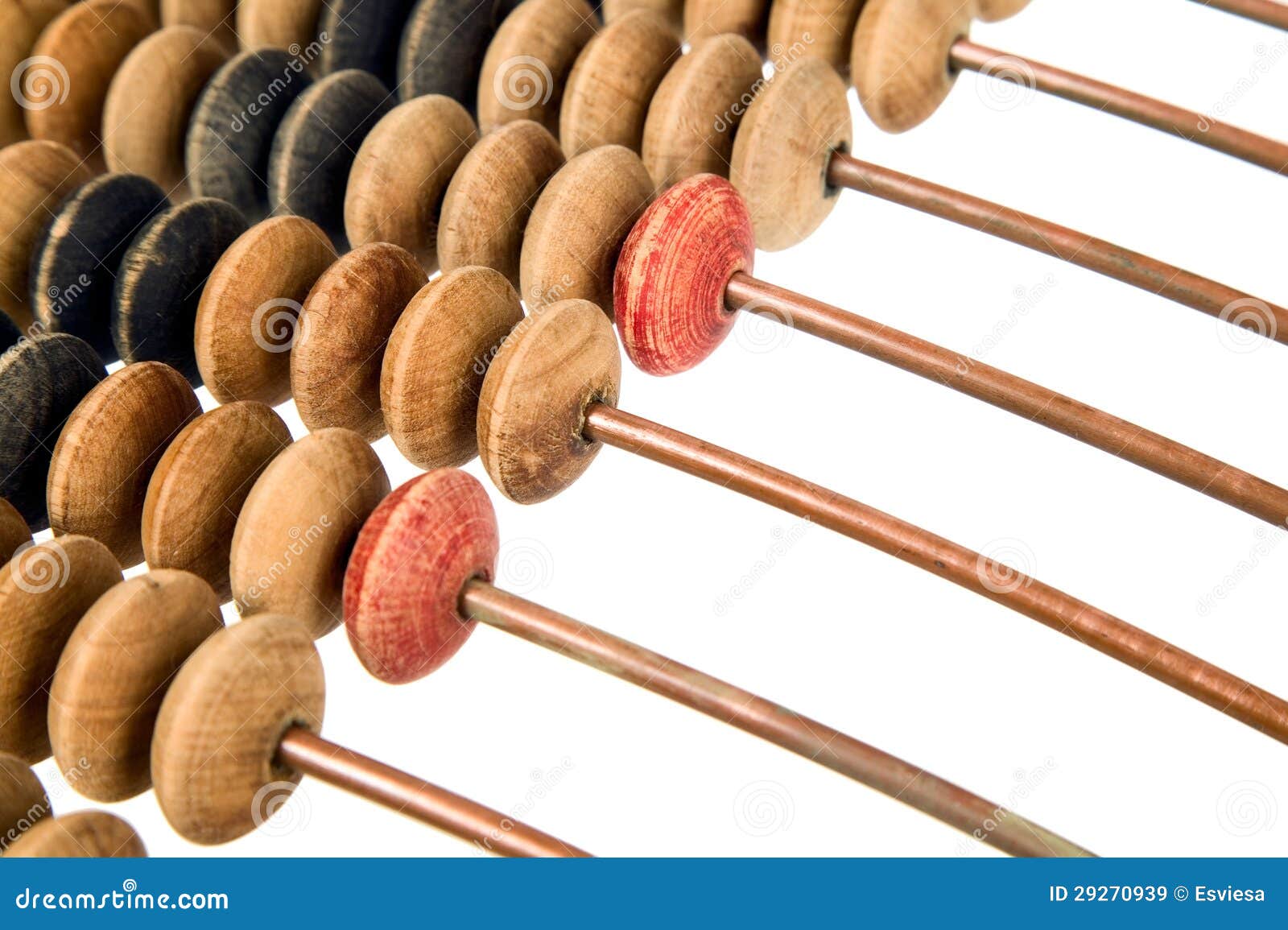 Old Mathematical Calculator Abacus Stock Image - Image of financial ...