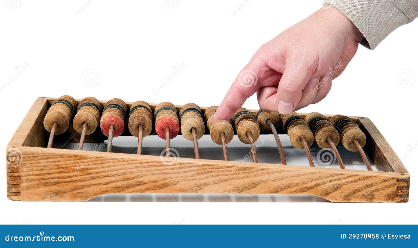 Calculator / Abacus To Calculate That Works All The Time Stock Image ...