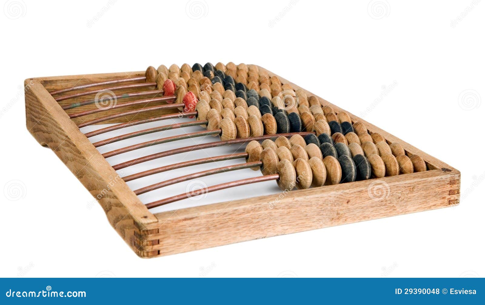 Old Mathematical Calculator Abacus Stock Photo - Image of financial ...