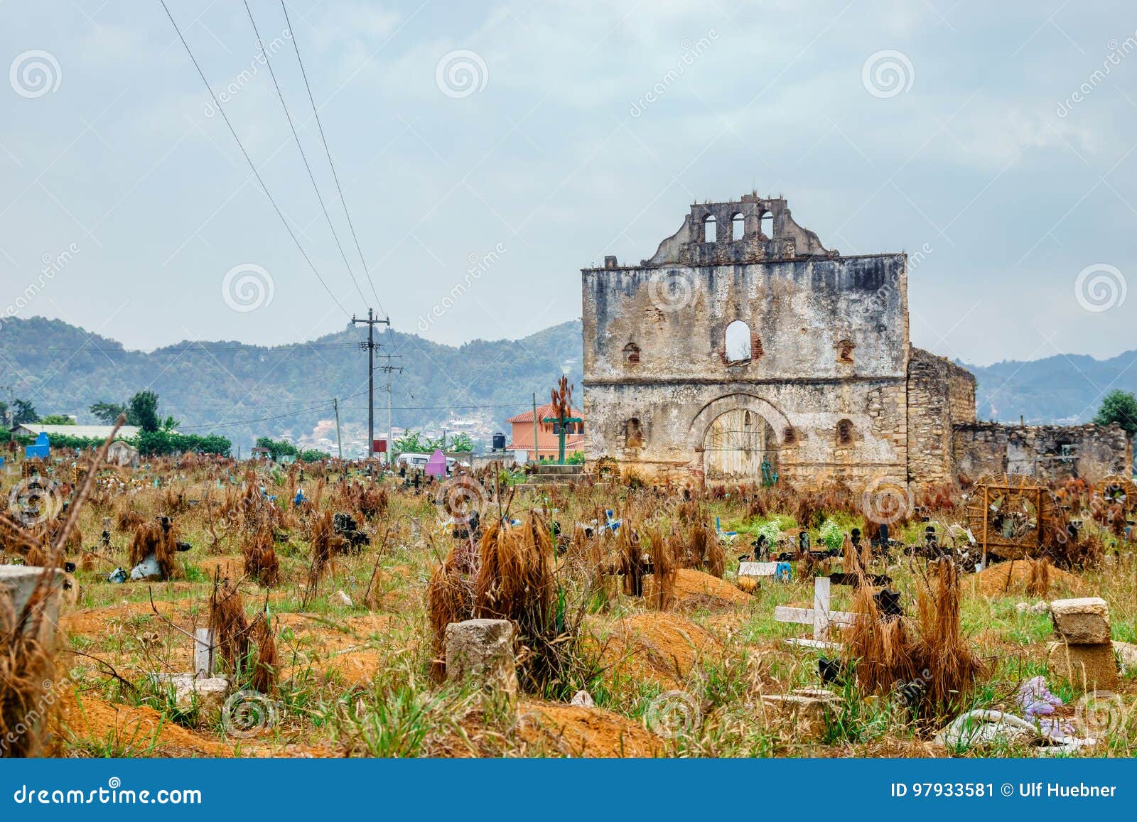Old Maya Cemetery in Chamula by San Cristobal De Las Casas in Mexico ...