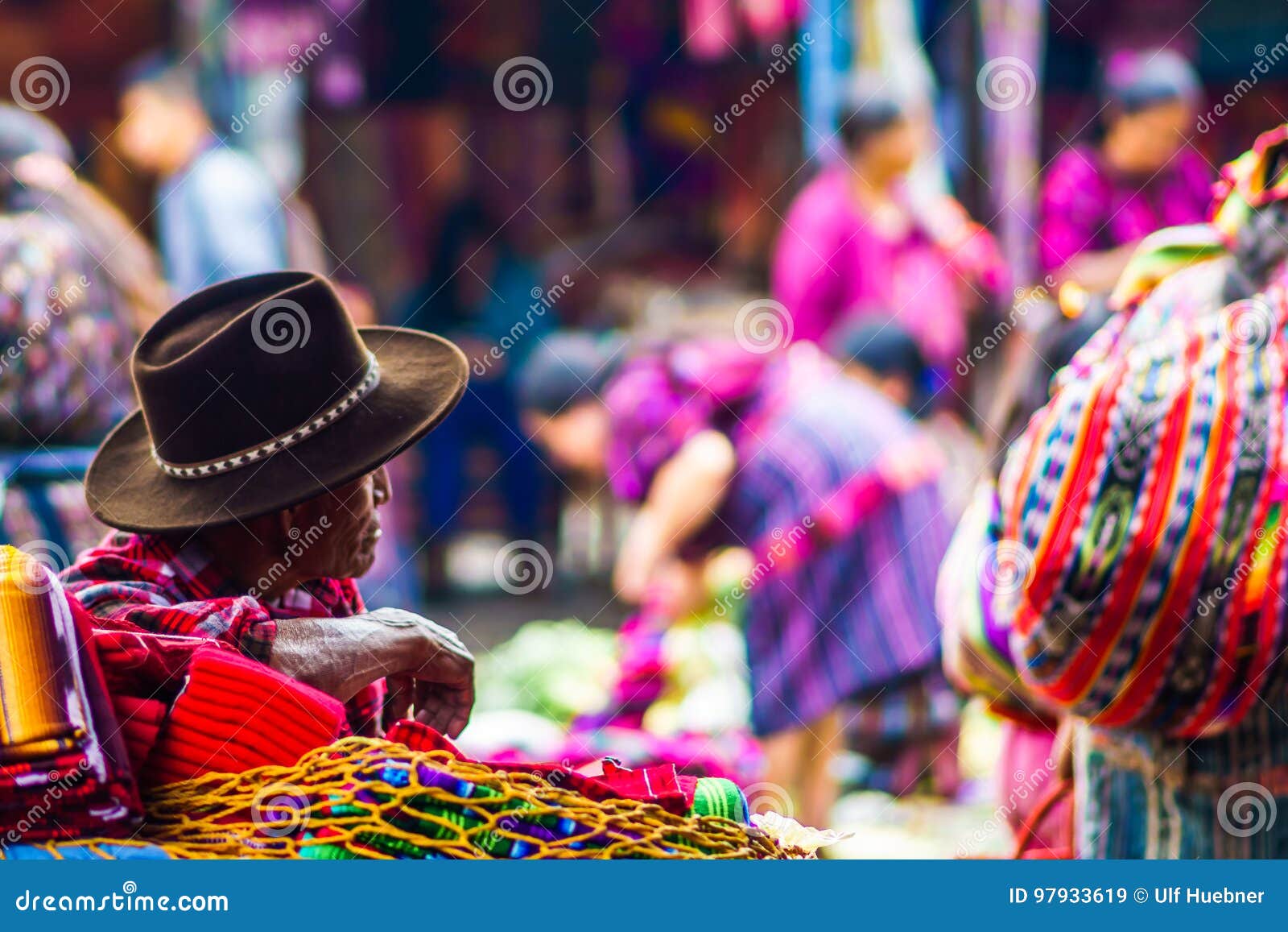 Old Maya Man on Market in Chichicastenango Editorial Stock Image ...