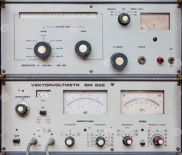 Old Measuring Device with Analog Measuring Indicator Editorial Stock ...