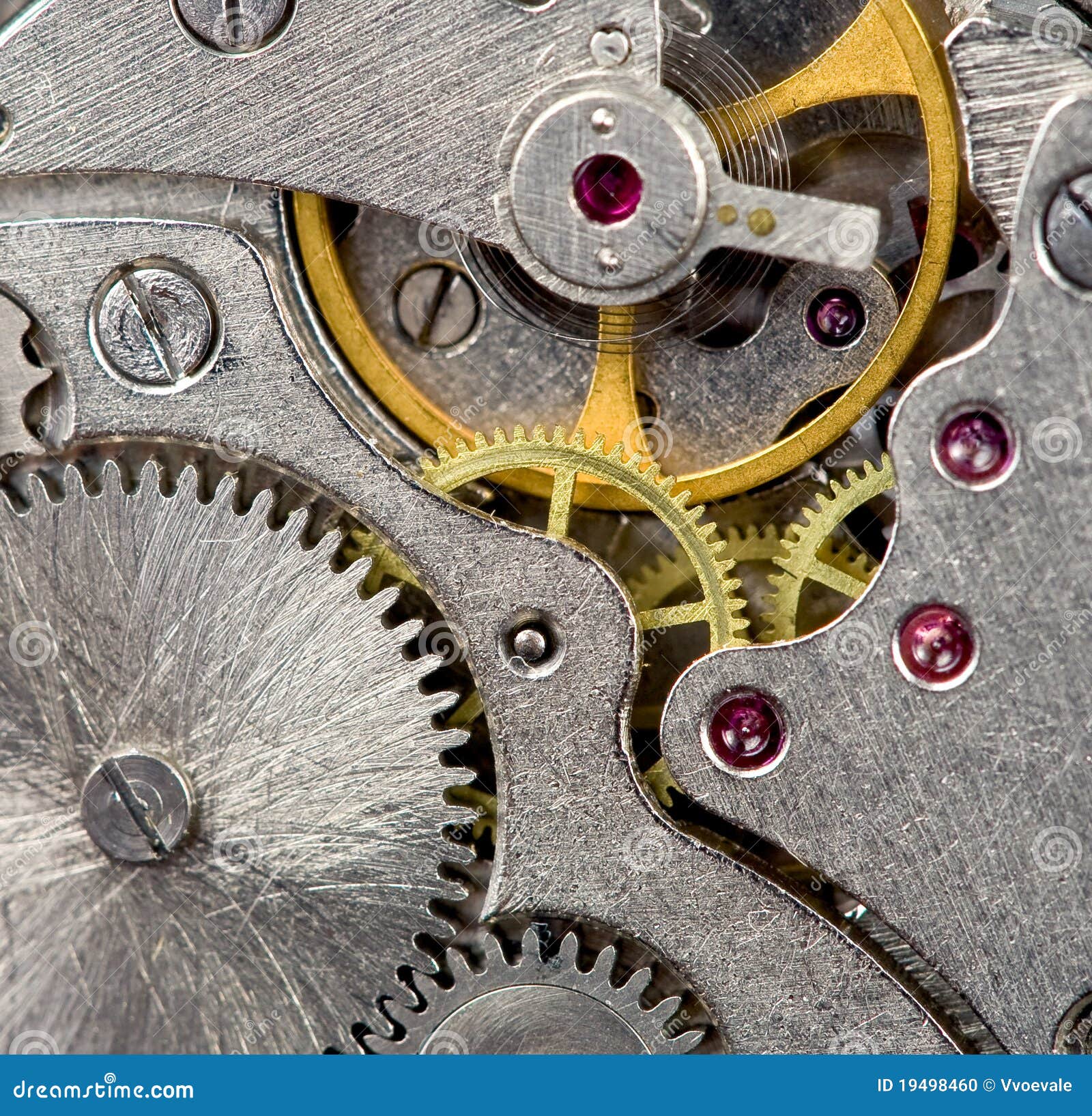 Old Mechanical Watch Close Up Stock Photo - Image of mechanical ...