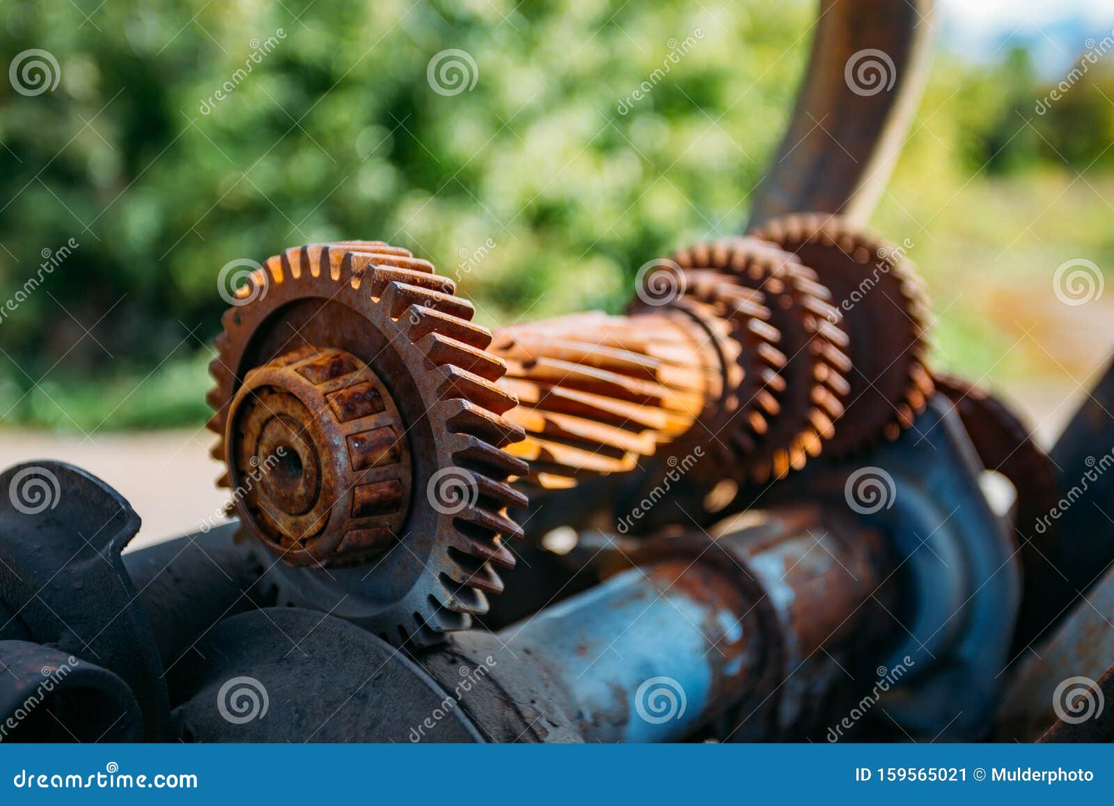 Old Mechanism. Old Rusty Gears, Machine Part Stock Image - Image of ...