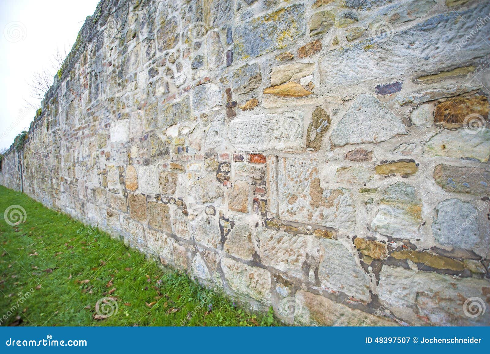 Old, medieval abbey wall stock image. Image of closeup - 48397507