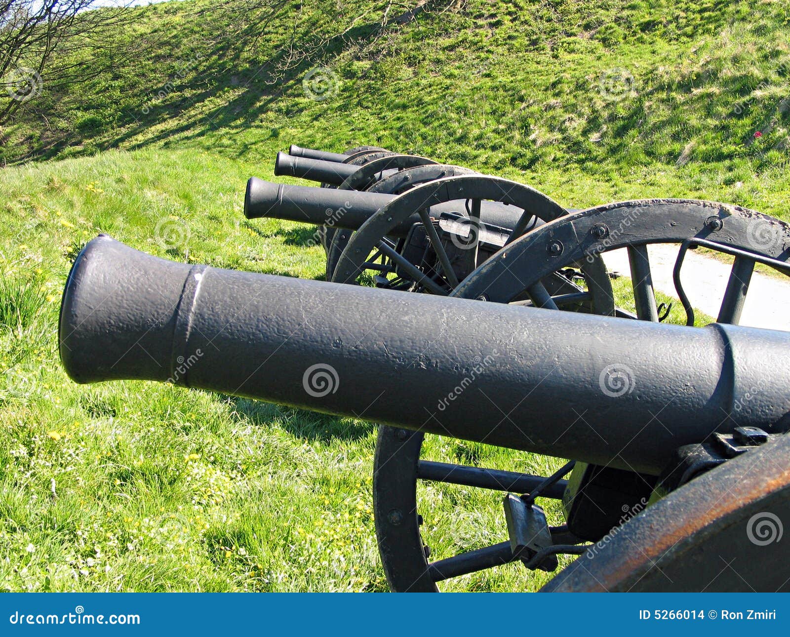 Old Medieval cannons stock photo. Image of landmark, power - 5266014