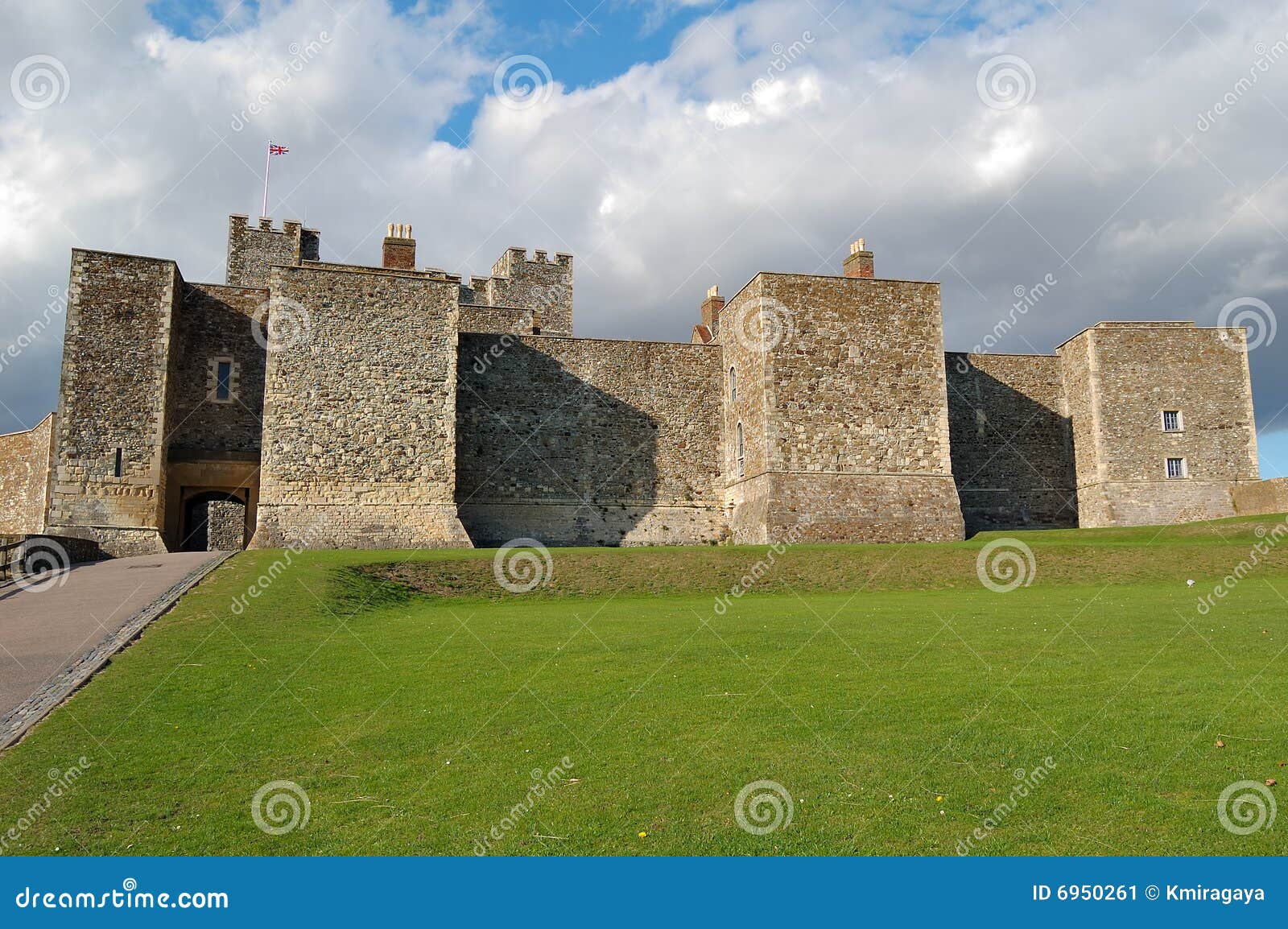 Old Medieval Castle in Dover, England Stock Image - Image of ancient ...