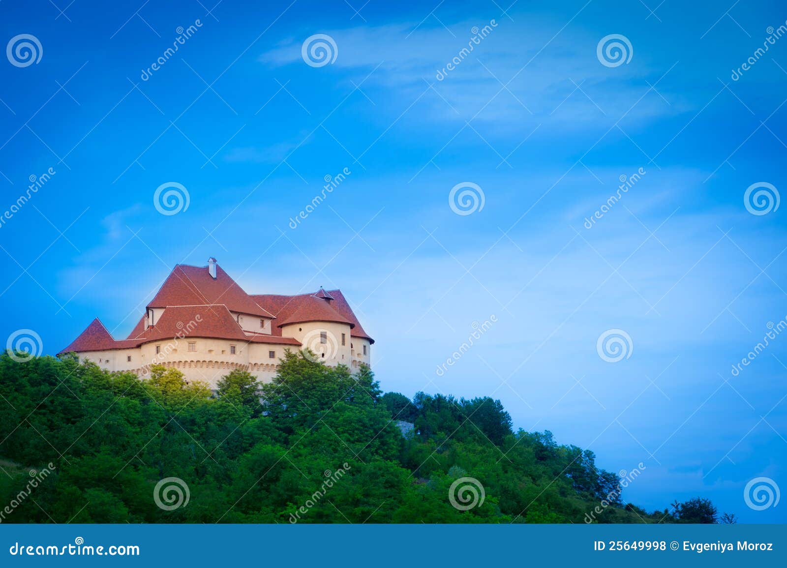 Old Medieval Castle. Veliki Tabor, Croatia Stock Photo - Image of ...