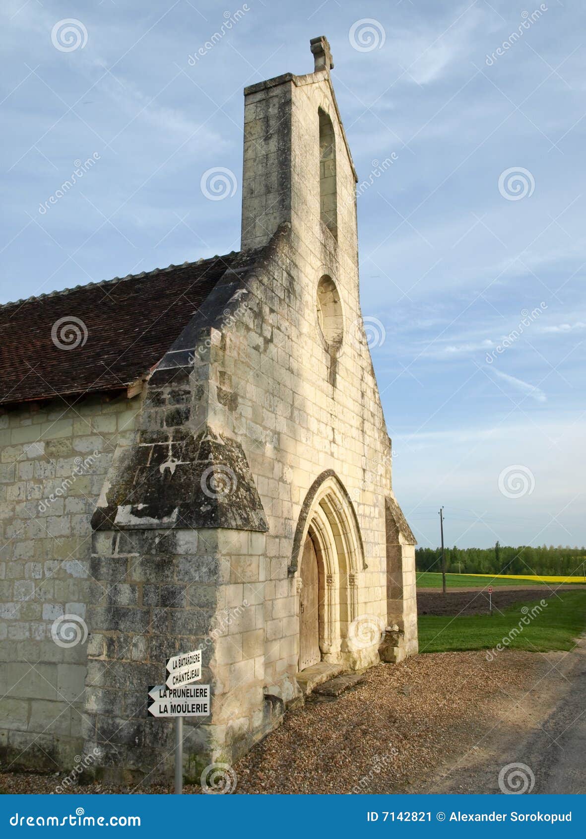 Old medieval church stock image. Image of roads, medieval - 7142821