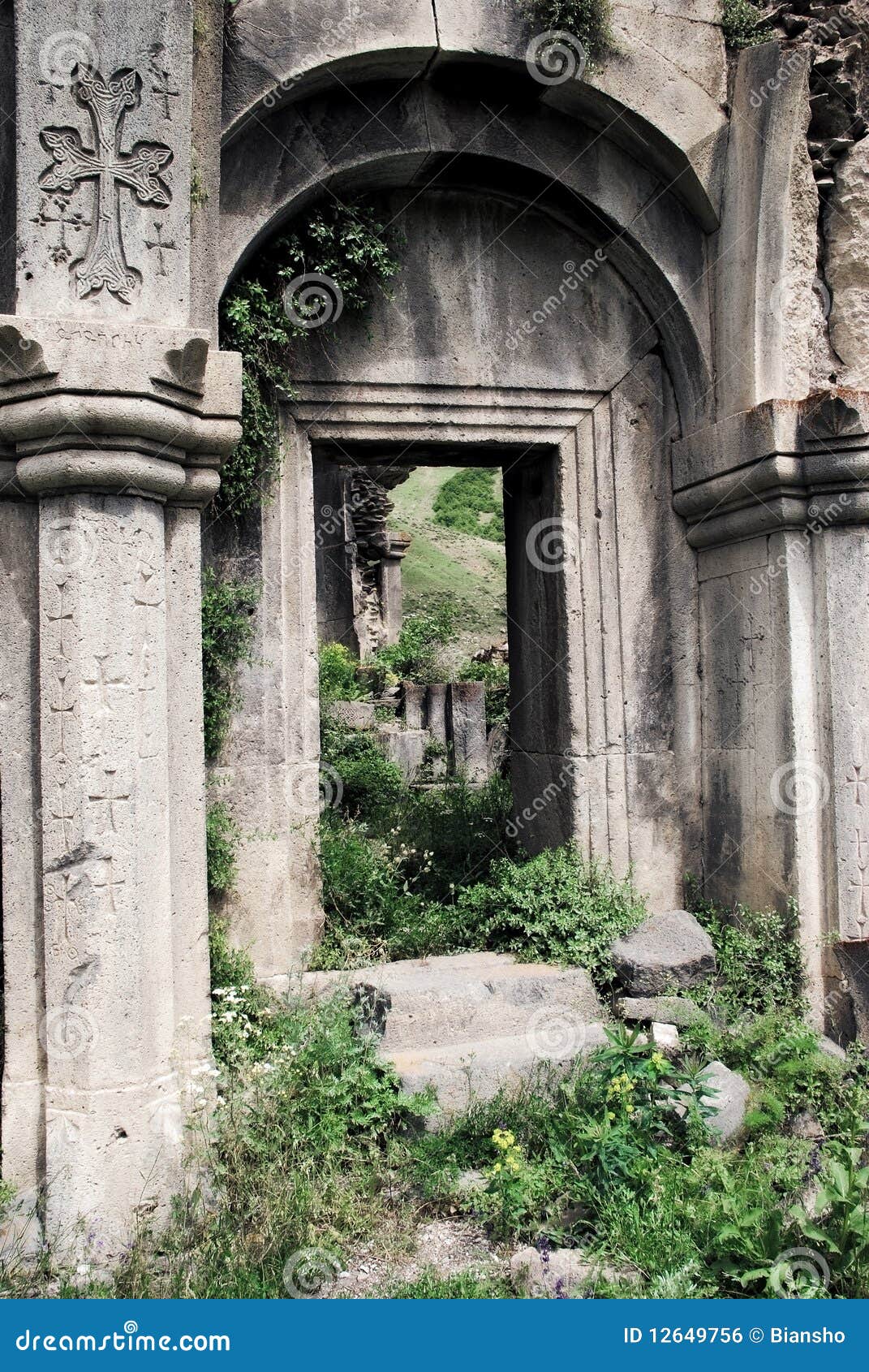 Old medieval church arc stock photo. Image of armenia - 12649756