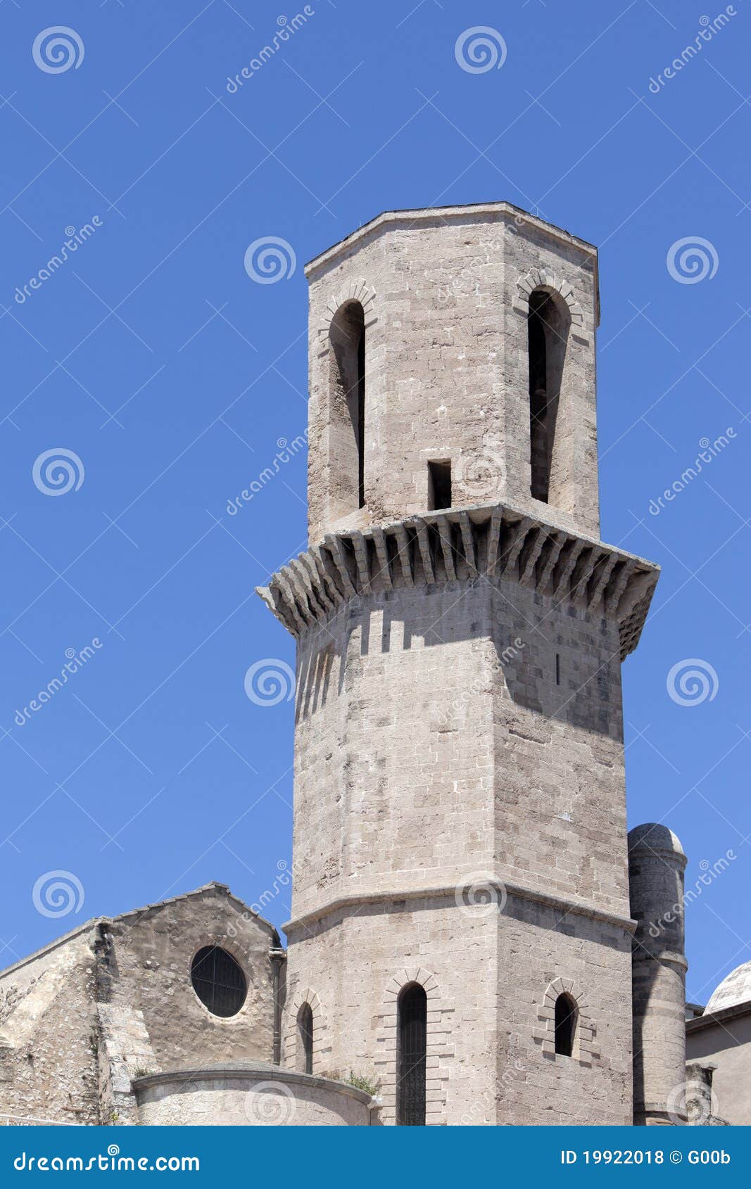 Old Medieval Church in Marseille Stock Photo - Image of mediterranean ...