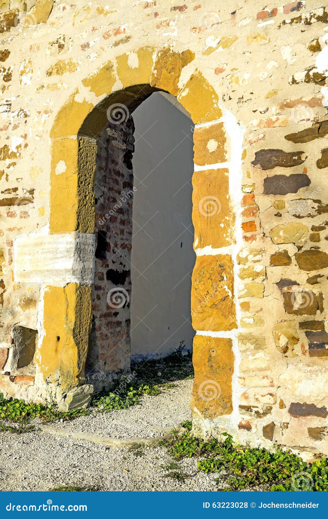 Old, medieval gate stock photo. Image of sandstone, sand - 63223028