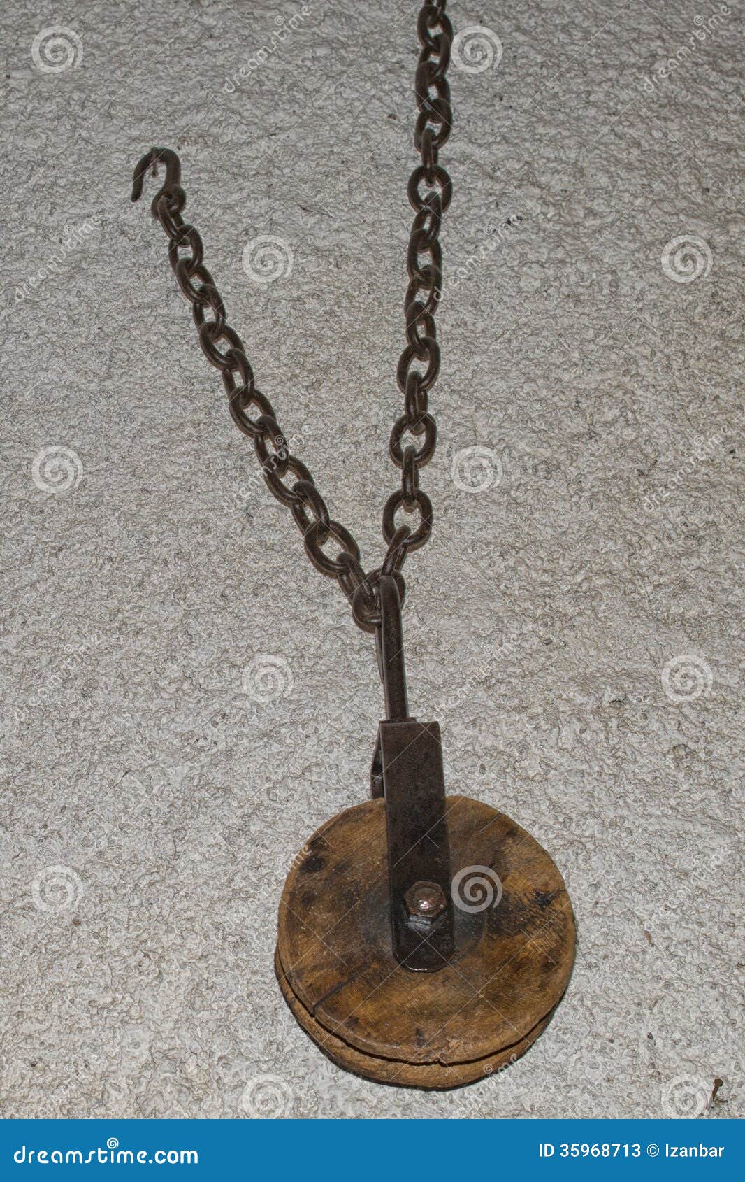 Old medieval pulley stock image. Image of traditional - 35968713