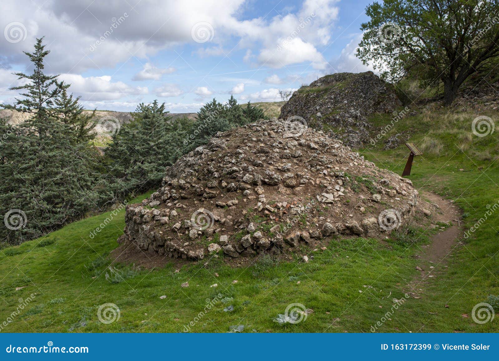 Old Medieval Refrigerator of Araba Origin in Medinaceli Stock Image ...