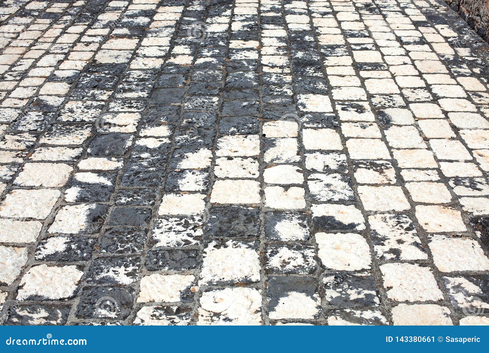 Old Medieval Stone Fort Wall Path Tiling Stock Image - Image of ...