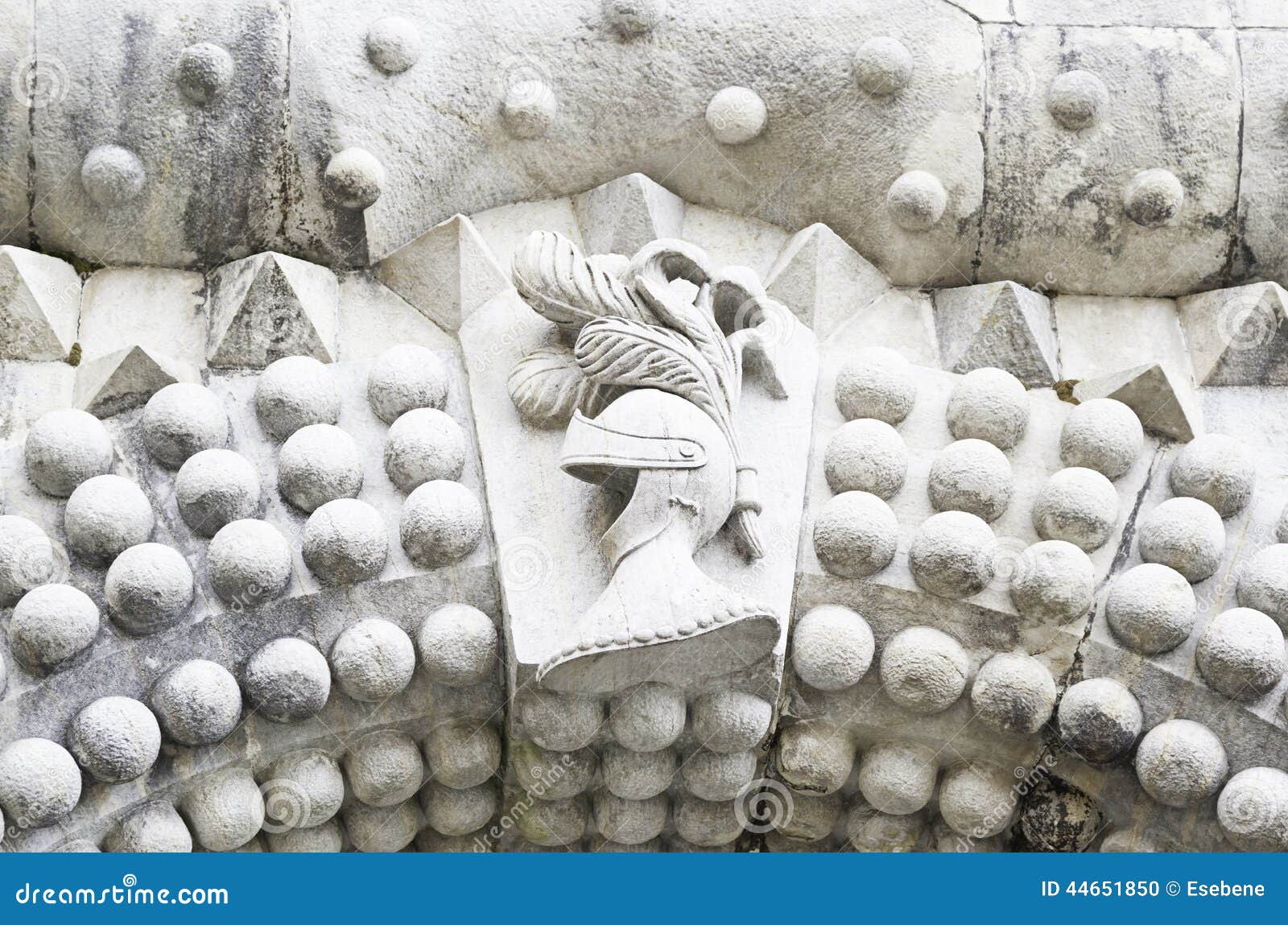 Old medieval stone shield stock photo. Image of emblem - 44651850