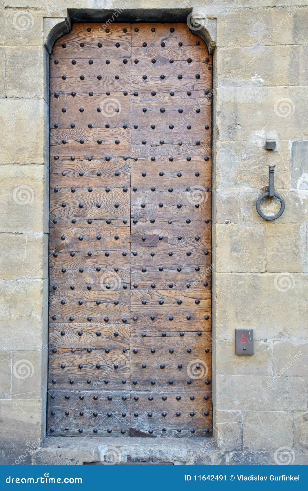 Old medieval style door stock image. Image of architecture - 11642491