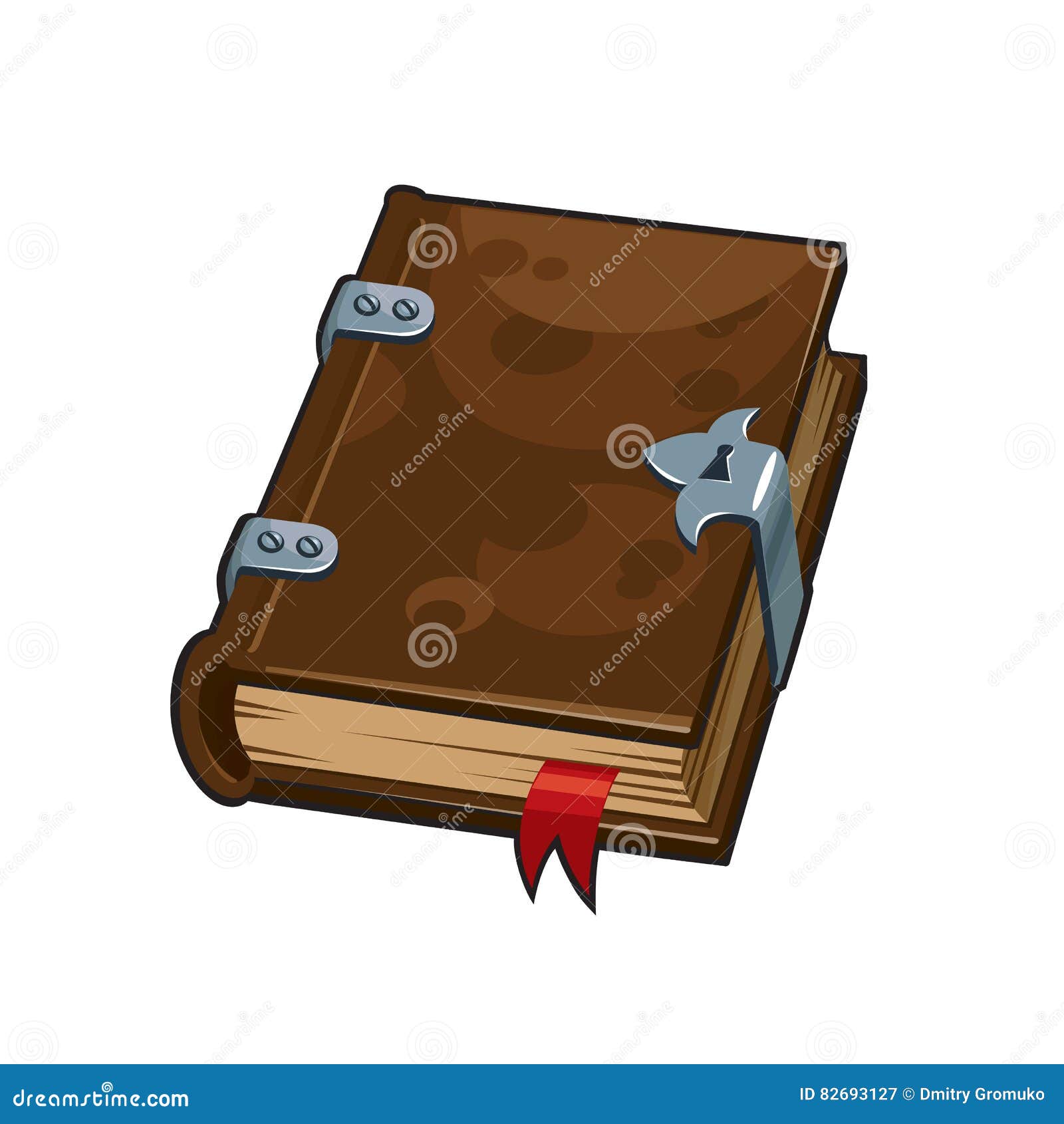 Medieval Book, Manuscripts Scroll, Vials And Plaid Vector Illustration ...