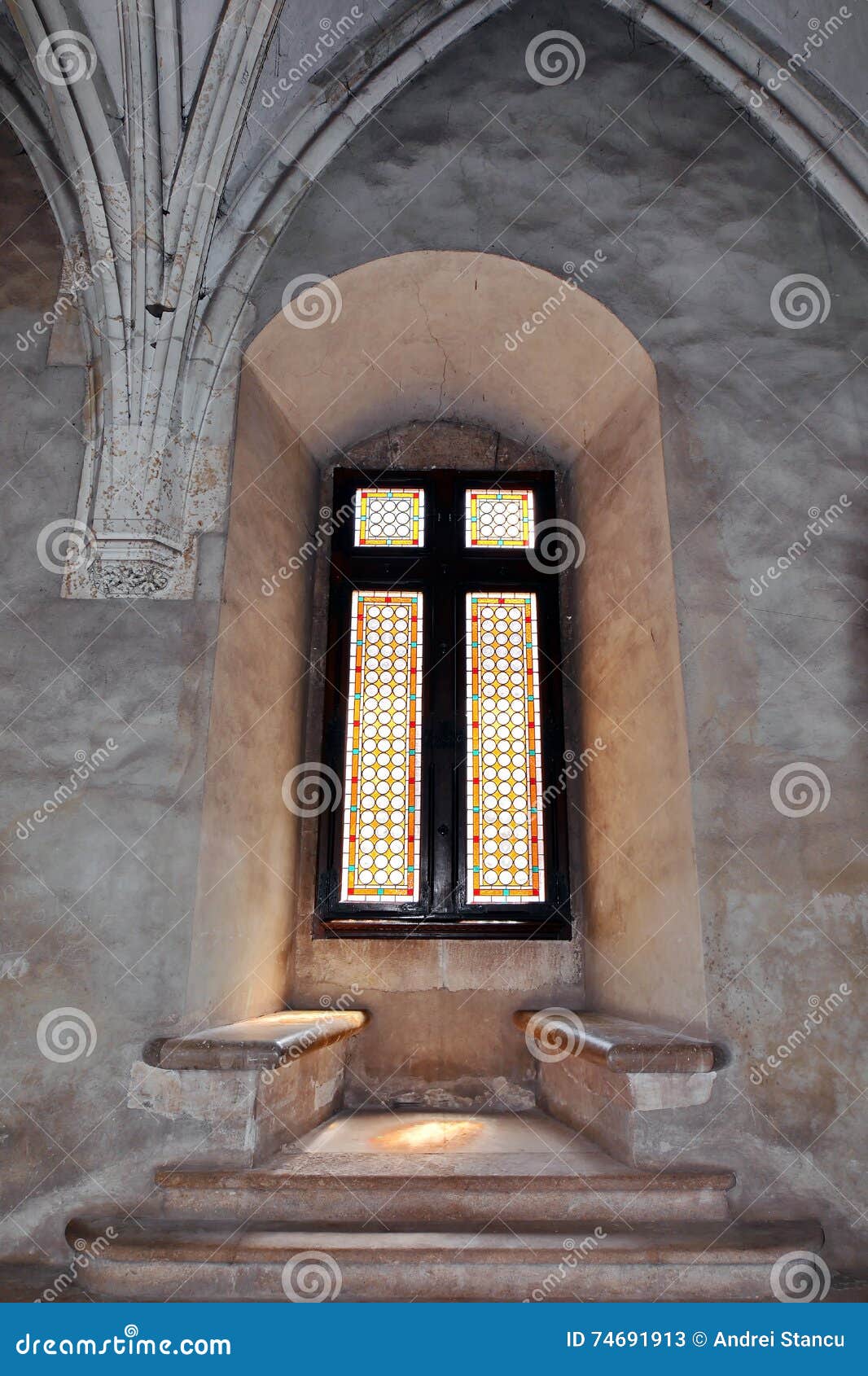 Old Medieval Window stock image. Image of architecture - 74691913