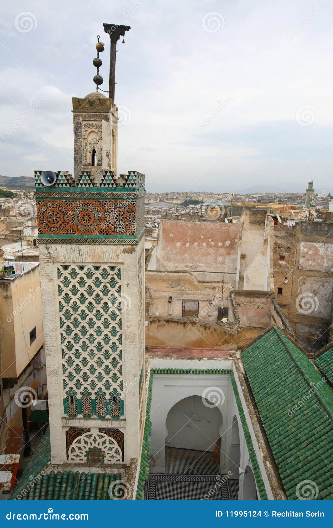 Old Medina of Fes El Bali stock photo. Image of destination - 11995124