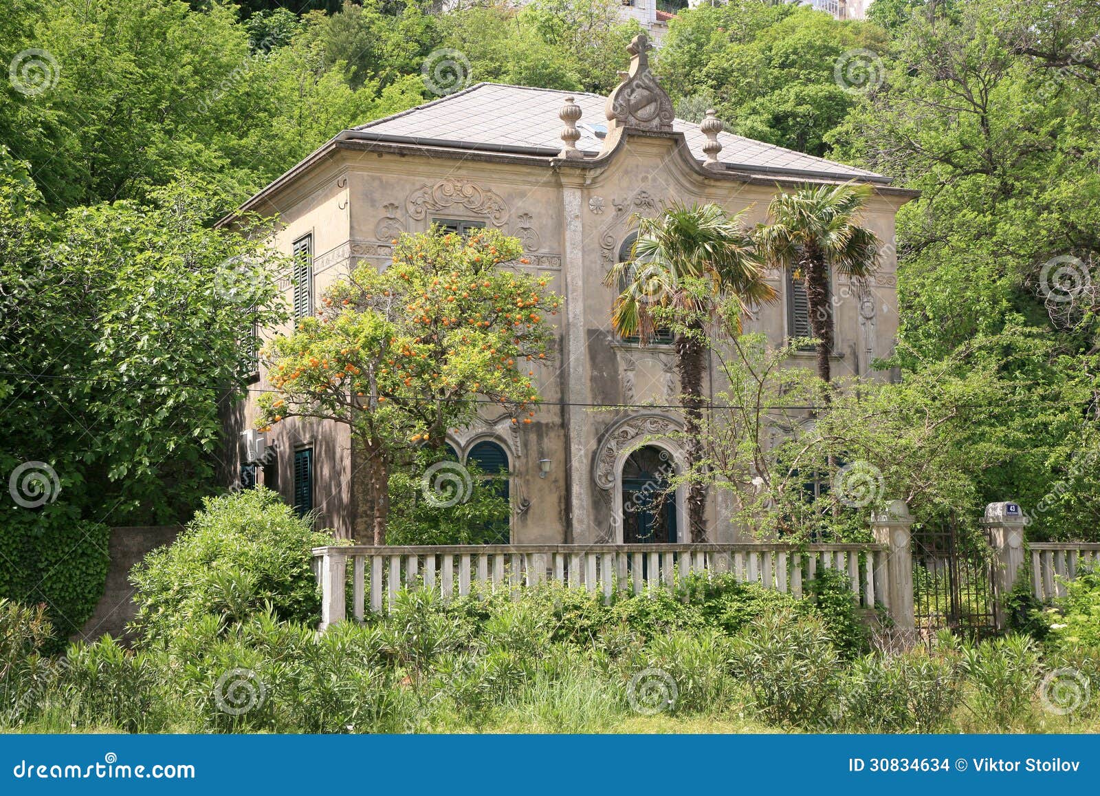 Old mediterranean house stock photo. Image of stone, mediterranean ...