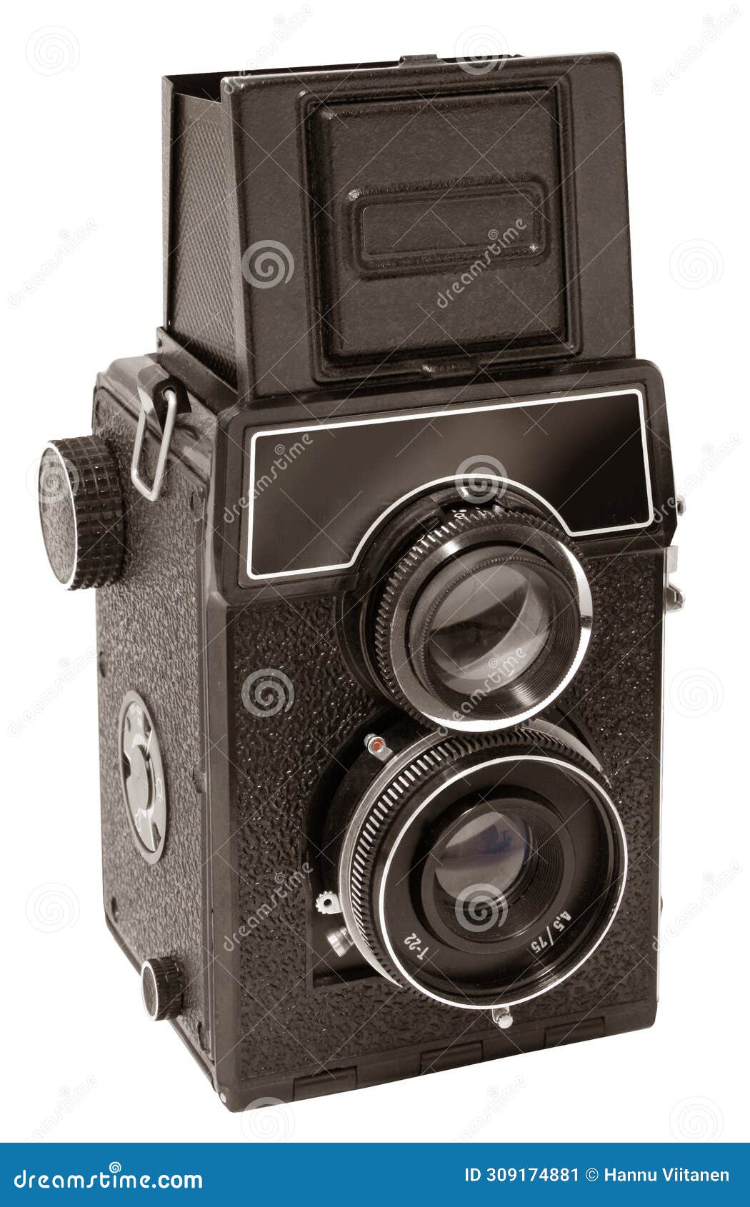 Old Medium Format Film Camera Stock Image - Image of vintage, machine ...