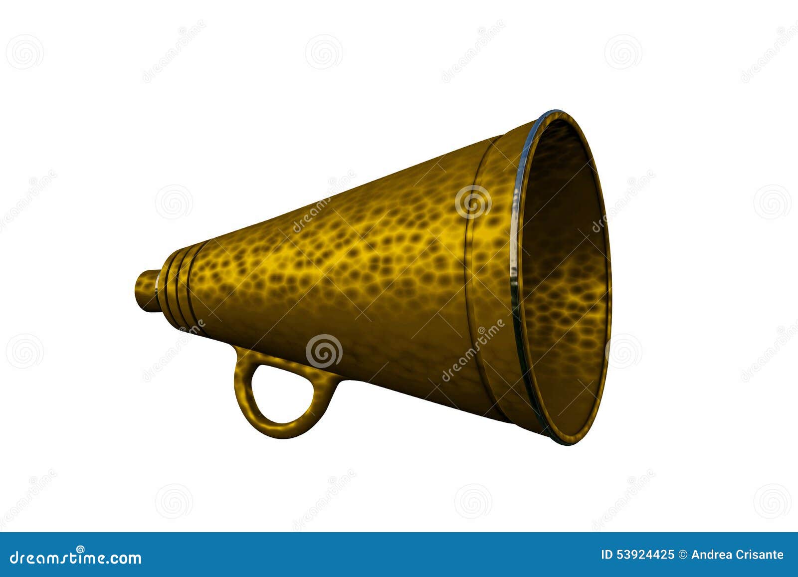 Old megaphone stock illustration. Illustration of horn - 53924425