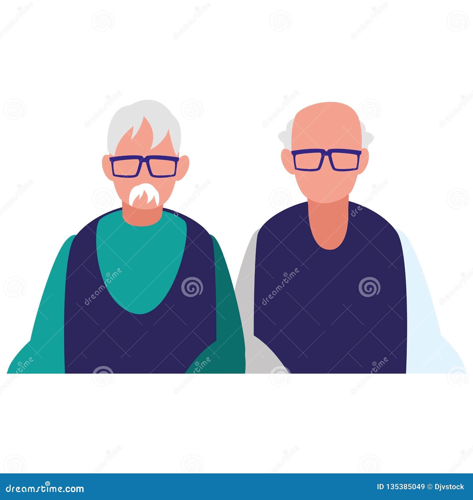 Old men design stock vector. Illustration of tender - 135385049