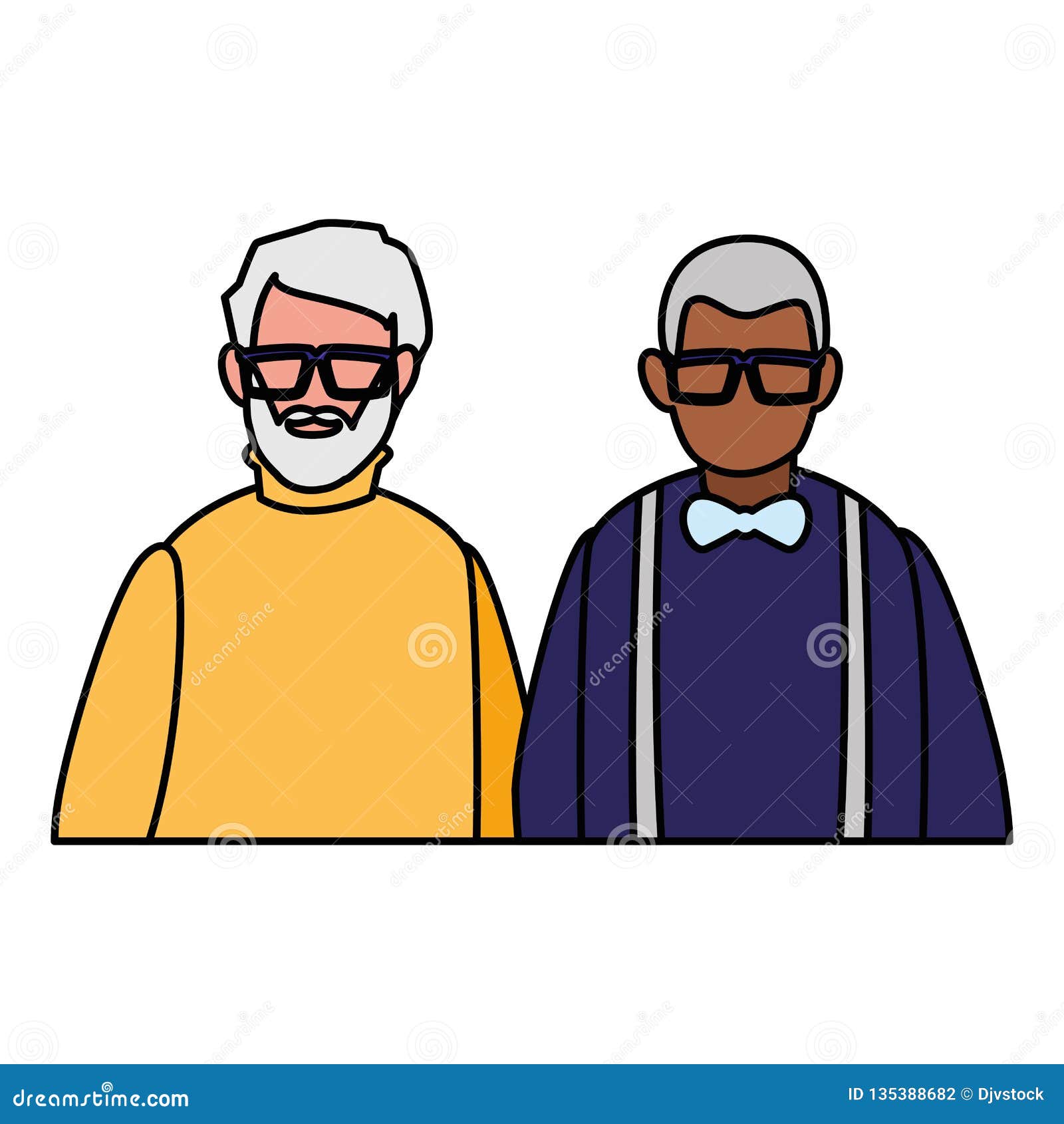 Old men design stock vector. Illustration of gentleman - 135388682