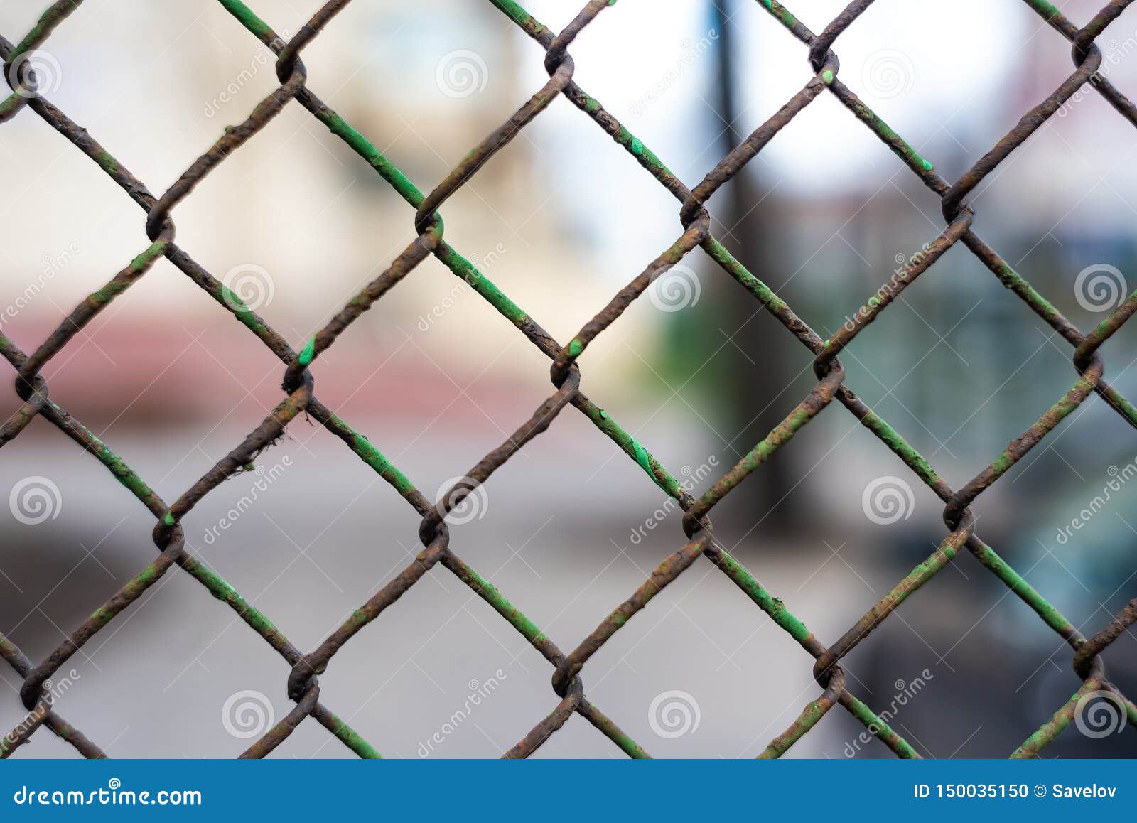 Old mesh fence stock photo. Image of chain, concept - 150035150