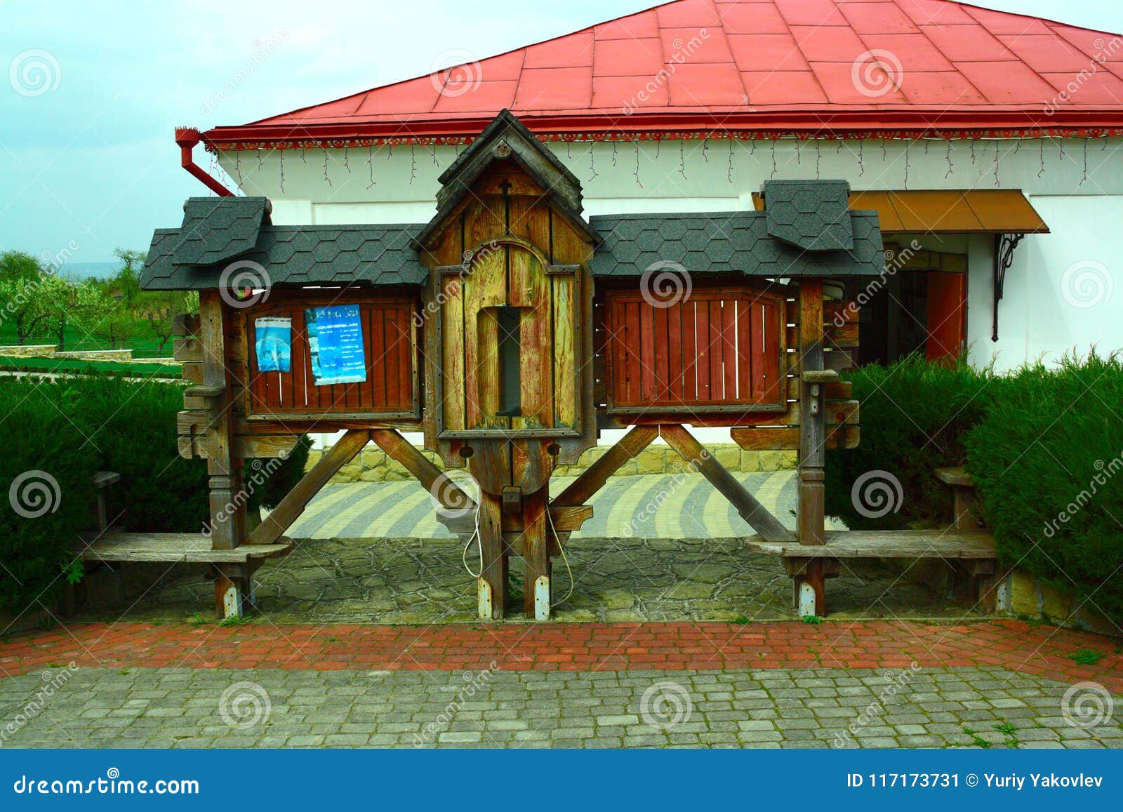 Old message board stock image. Image of blank, weathered - 117173731