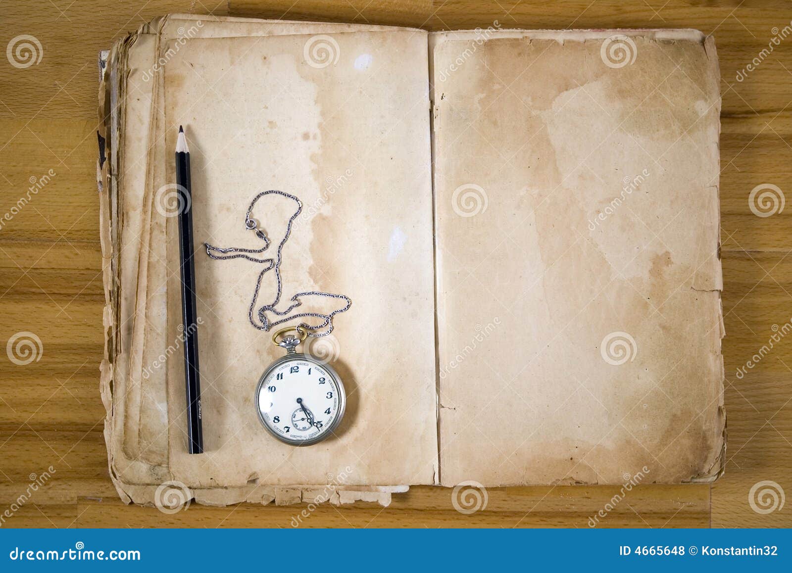 Old Message Book with Feather Stock Photo - Image of antique, empty ...